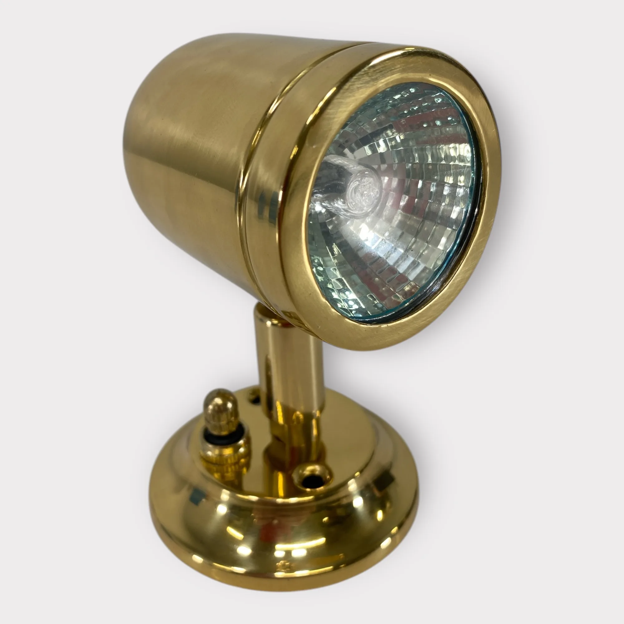 Seven Seas Industries SSM1360 Brass Halogen Mini Cabin Light - 12V ...