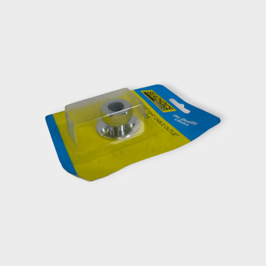 Sea Choice 10031 Watertight Cable Outlet Chrome Plated Brass For 3/8 ...