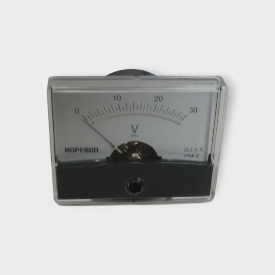 Hope Sun PM-2 Analog Panel Meter 0-30VDC Voltmeter Gauge NEW - Max ...