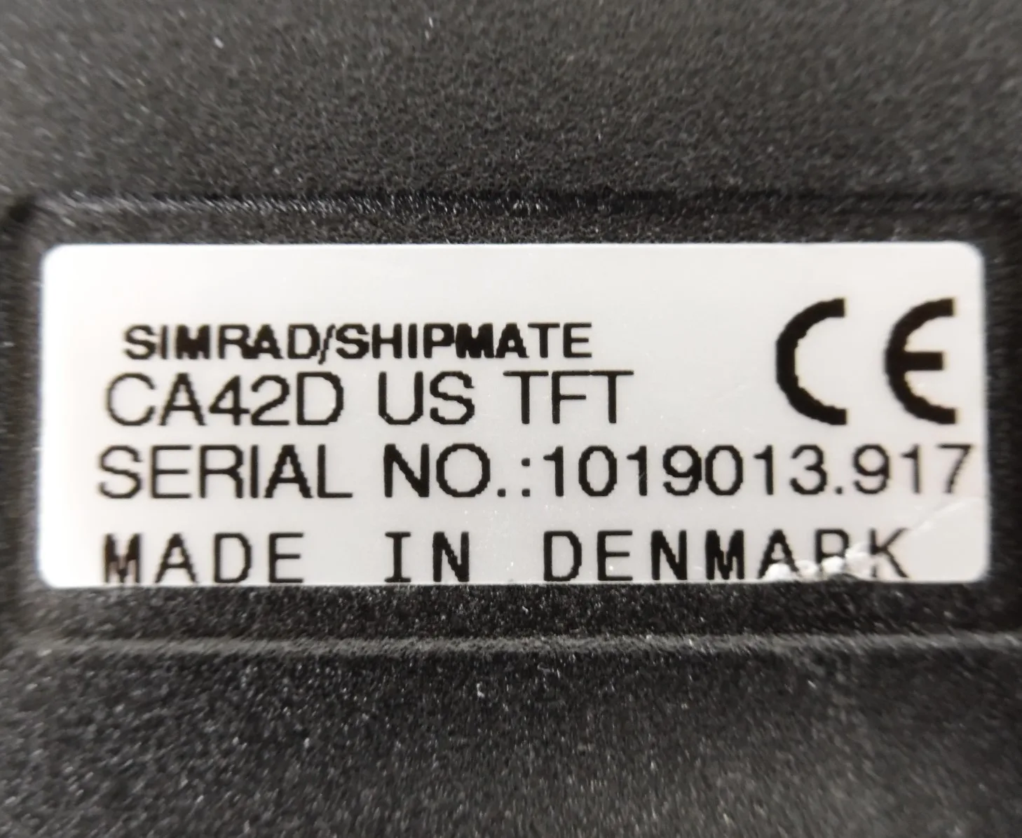 Simrad CA42 MFD Chartplotter Tested Good W/ Suncover -NEW Battery- Max ...