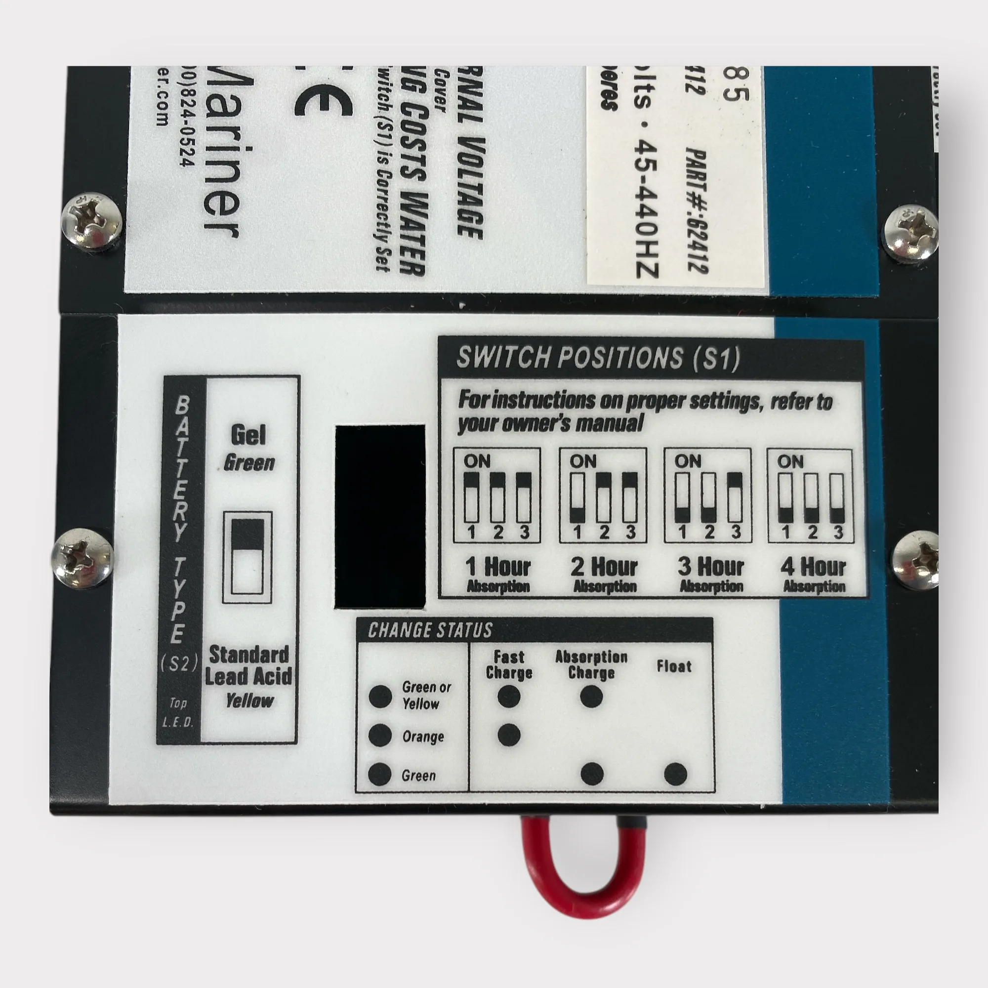 Professional Mariner 2412 ProTech 4 Advanced 4-Step Battery Charger/ Power Supply **New** - Max ...