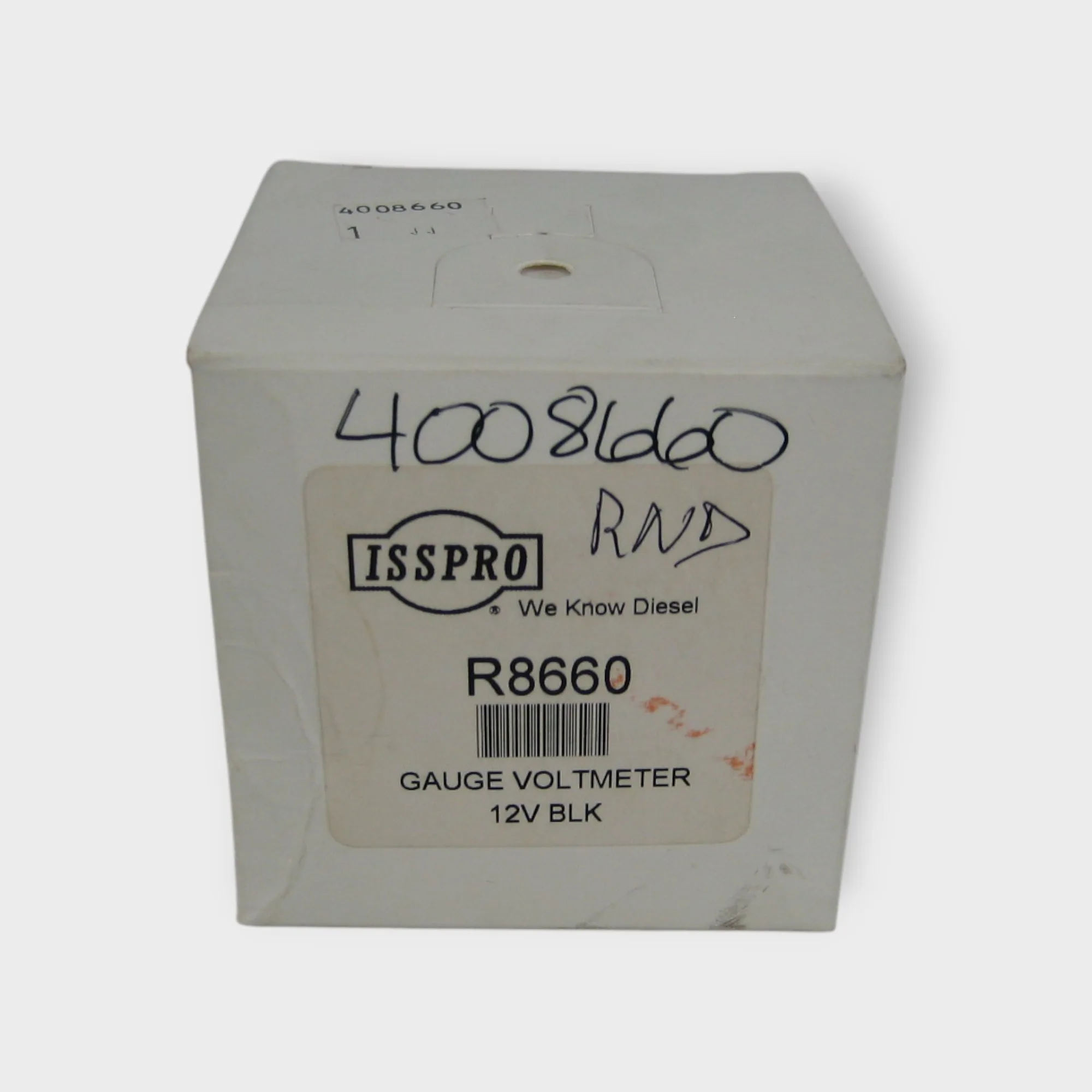 ISSPRO R8660 Voltmeter Black 12 Volt Analog Gauge 2" NEW - Max Marine ...