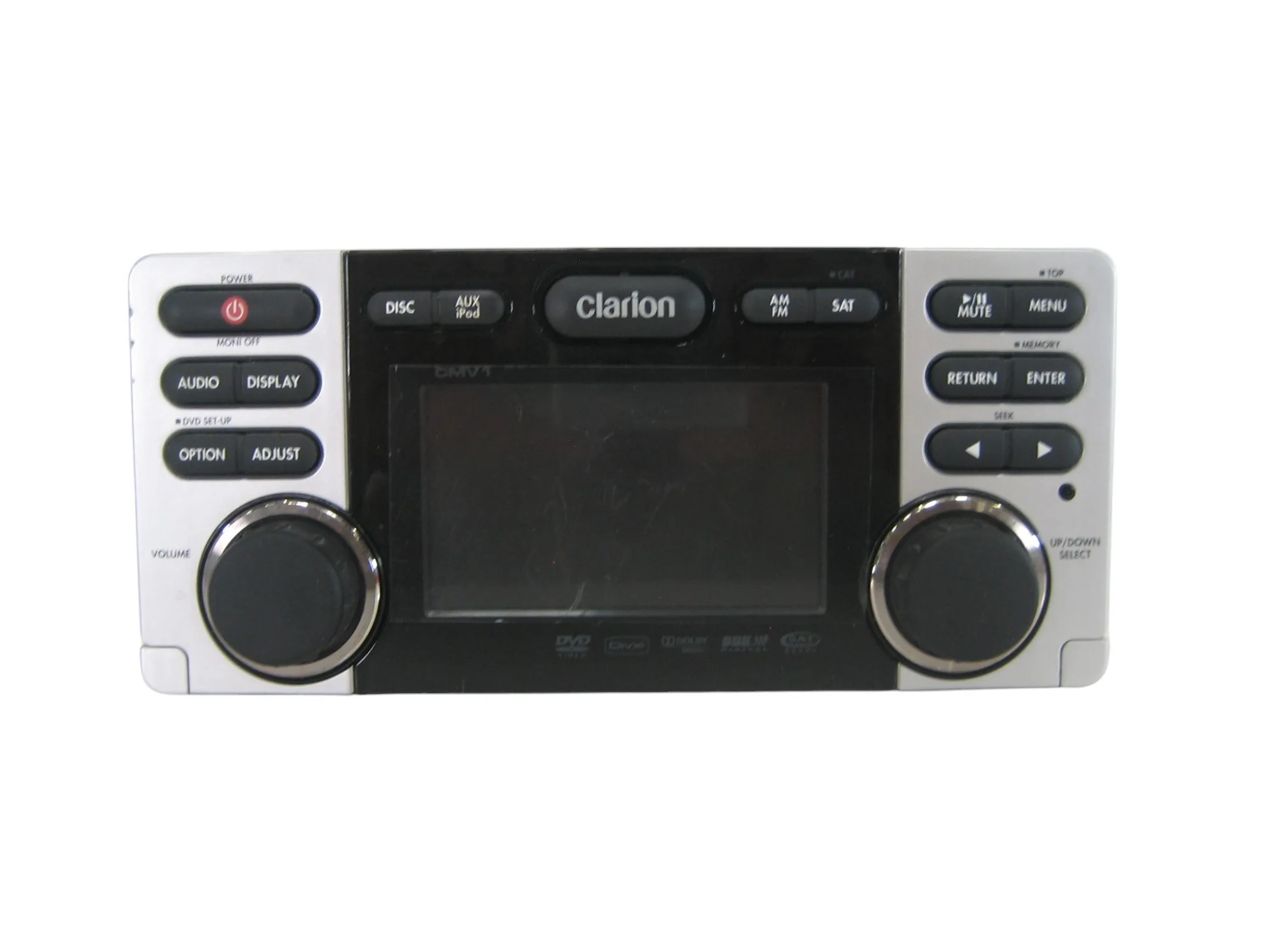 Clarion CMV1 Marine DVD Receiver Built-In Amp 3.5'' Monitor Tested 90 ...