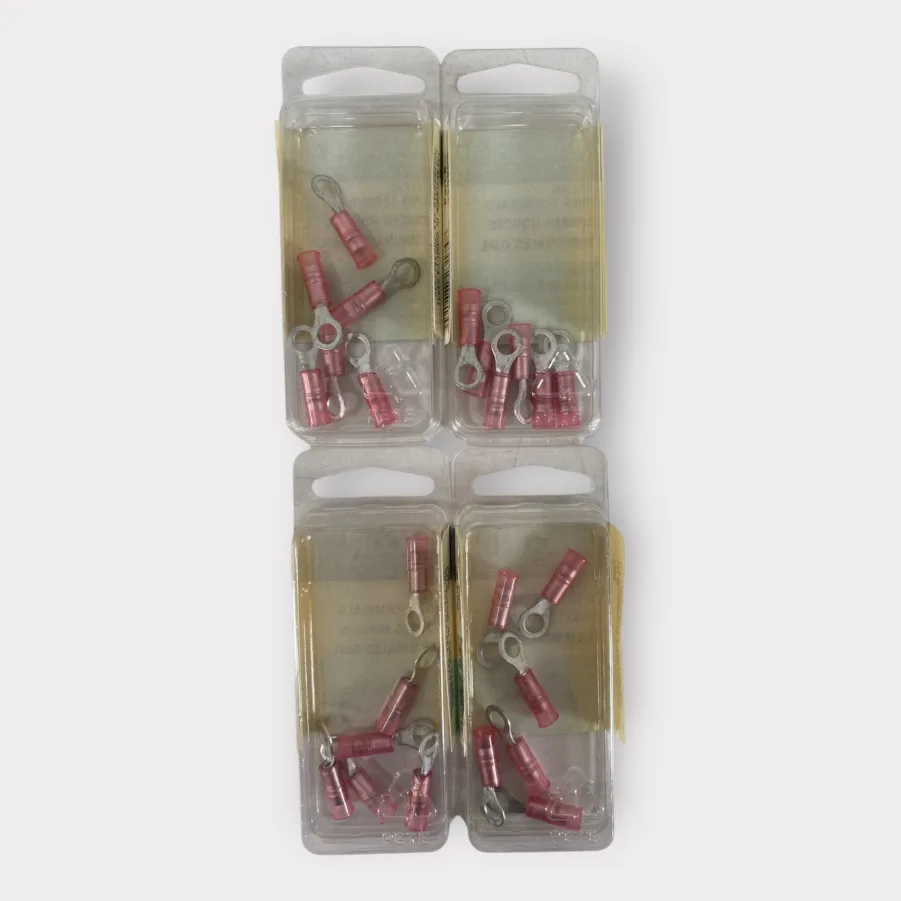 Ancor 230203 Double Crimp Nylon Ring Terminal 22-18 AWG #10 Screw *Lot ...