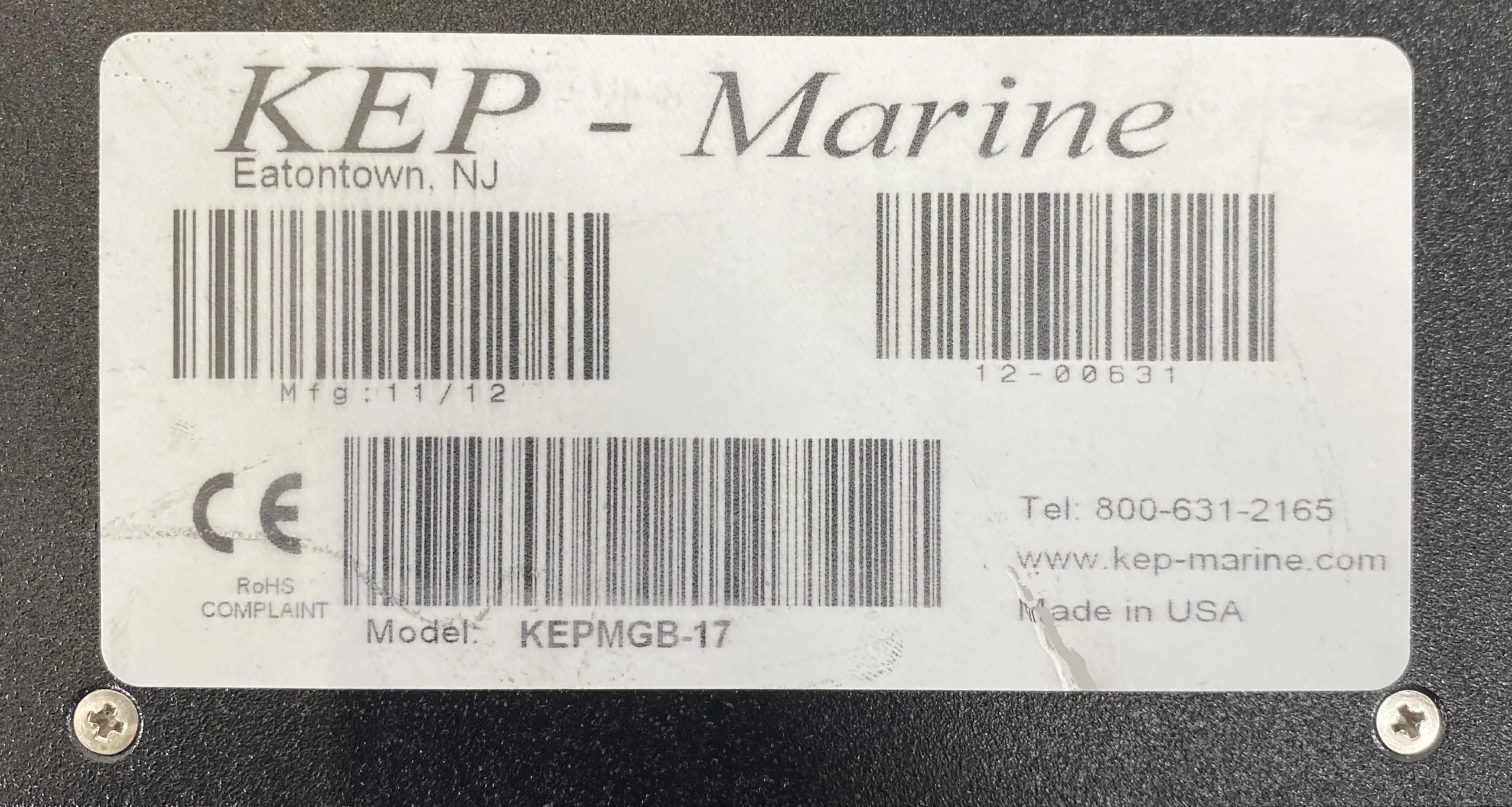 KEP Marine Glass Bridge Display KEPMGB-17 *Bench-Tested* - Max Marine ...