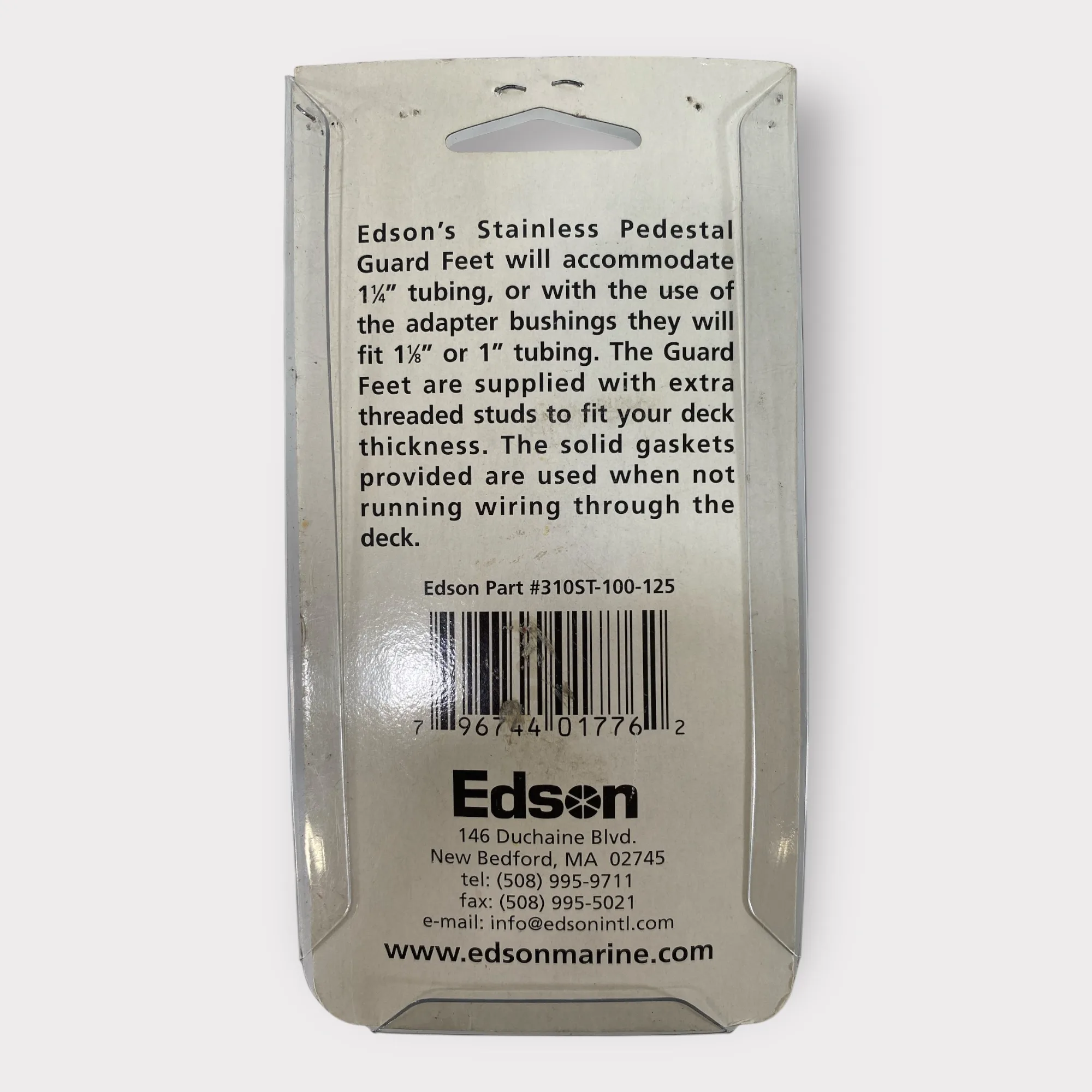 Edson 310ST-100-125 Stainless Steel Pedestal Guard Feet Kit **New ...