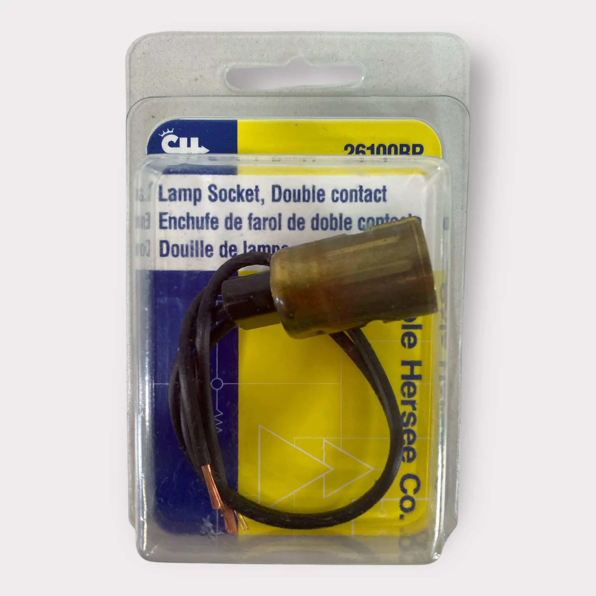 Cole Hersee 26100BP Double Contact Bayonet Base Brass Lamp Socket **New ...