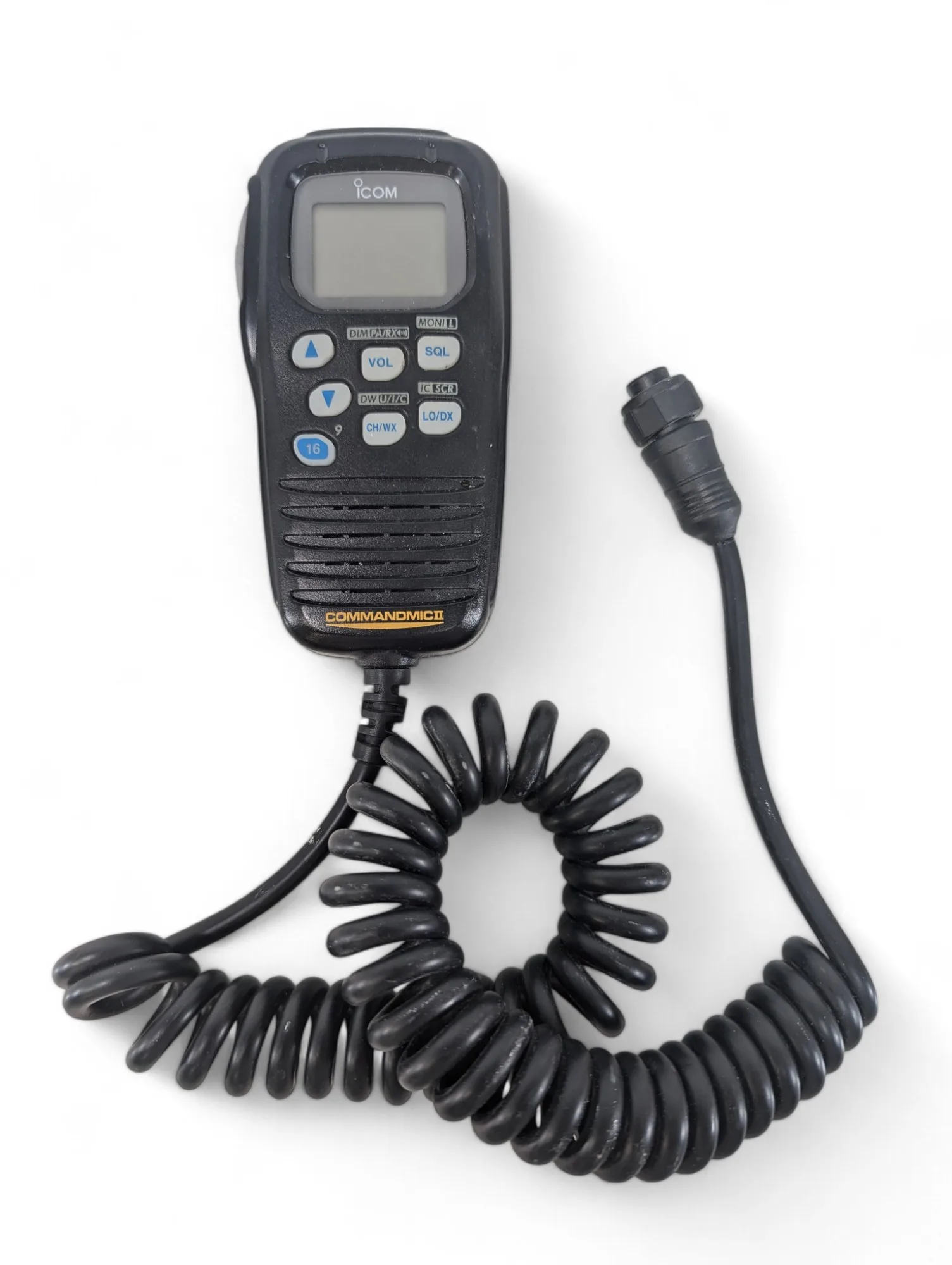 ICOM Commandmic II HM-157B Second Station Handset For IC-604/504 VHFs ...