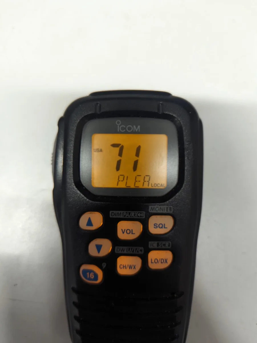 ICOM Commandmic II HM-157B Second Station Handset For IC-604/504 VHFs ...