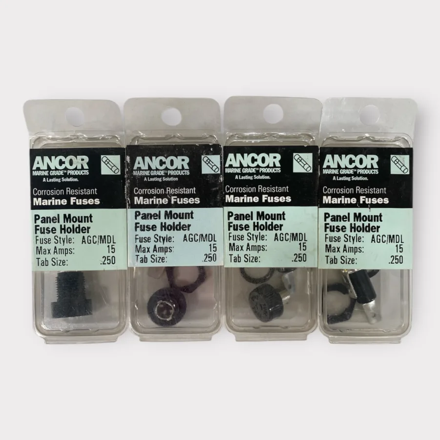 Ancor 607010 Marine Grade Panel Mount Fuse Holder For AGC/MDL Fuses ...