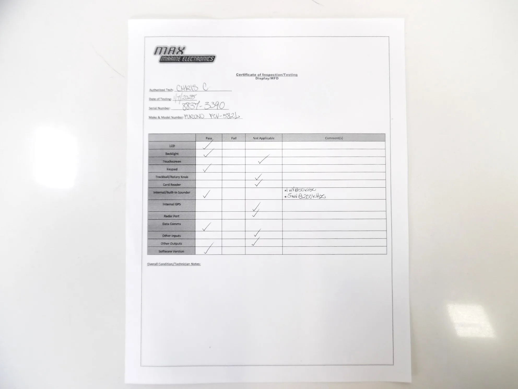 Furuno FCV-582L Color Sounder/Fishfinder Display w/Sun Cover *Tested ...