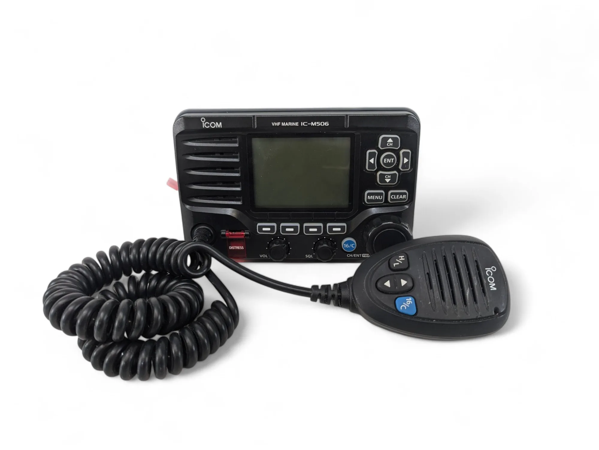 Icom IC-M506 AIS Marine VHF Transceiver With Attached Mic - Tested ...