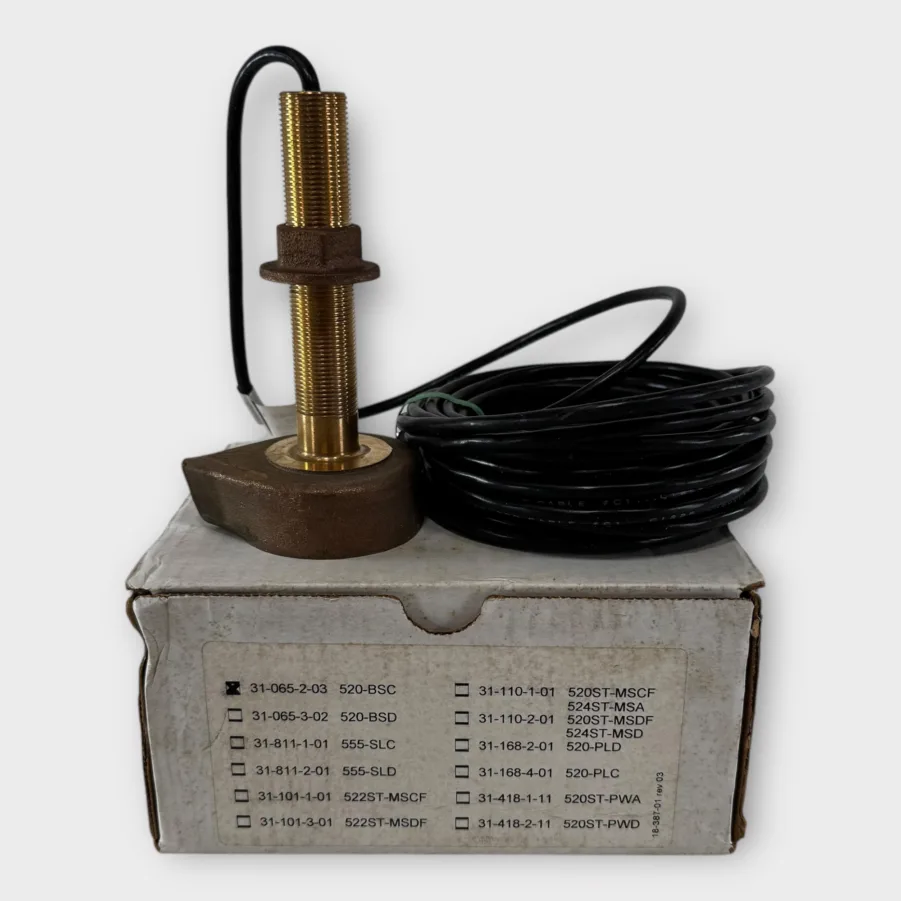 Furuno 520-BSC Bronze Thru-Hull Depth Transducer 31-065-2-03 - NEW OLD ...