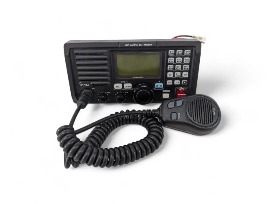 Icom IC-M604A Marine DSC VHF Radio With Detachable HM-126 Mic - *Tested ...