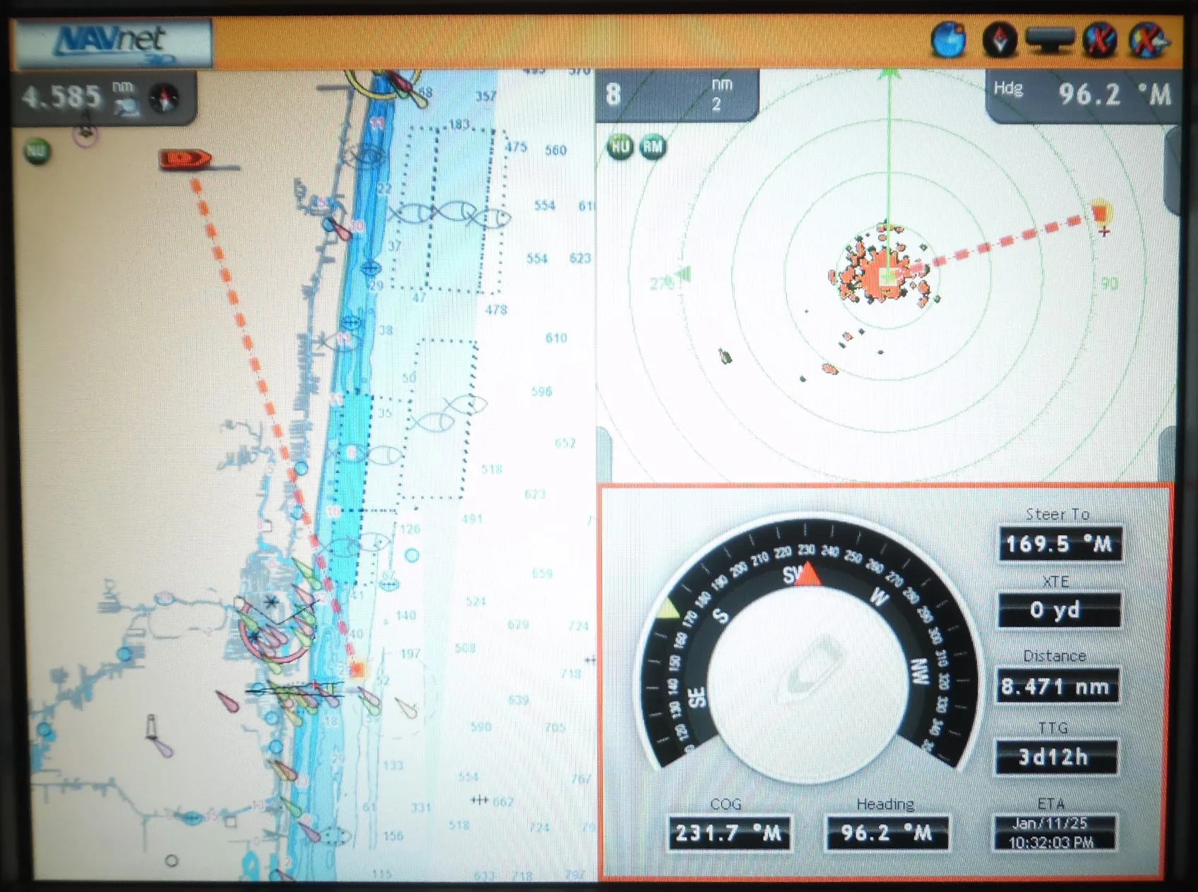 Furuno - MFD12 DRS4D - 4KW UHD 24" Radome - Radar System - TESTED ...