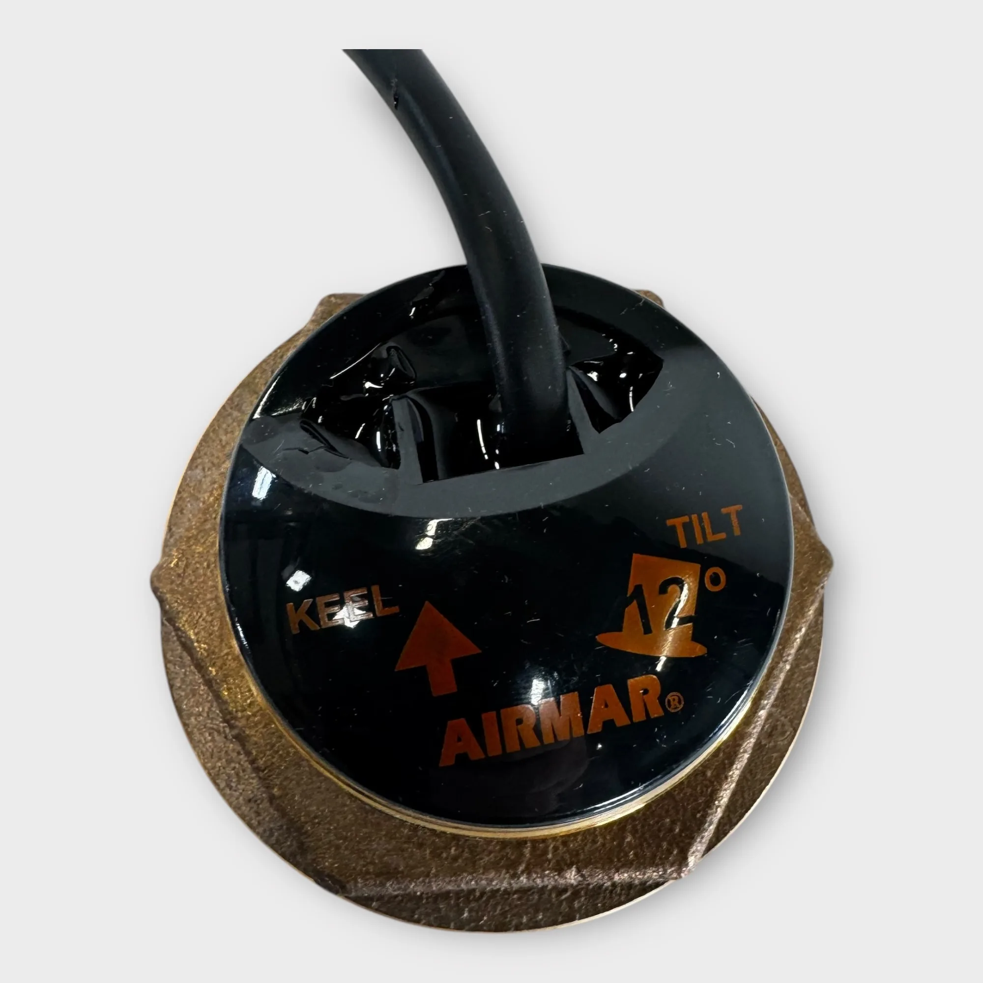 Airmar Furuno B60-12-10 Bronze Thru-Hull Transducer w/ 10 Pin 12 Degree ...