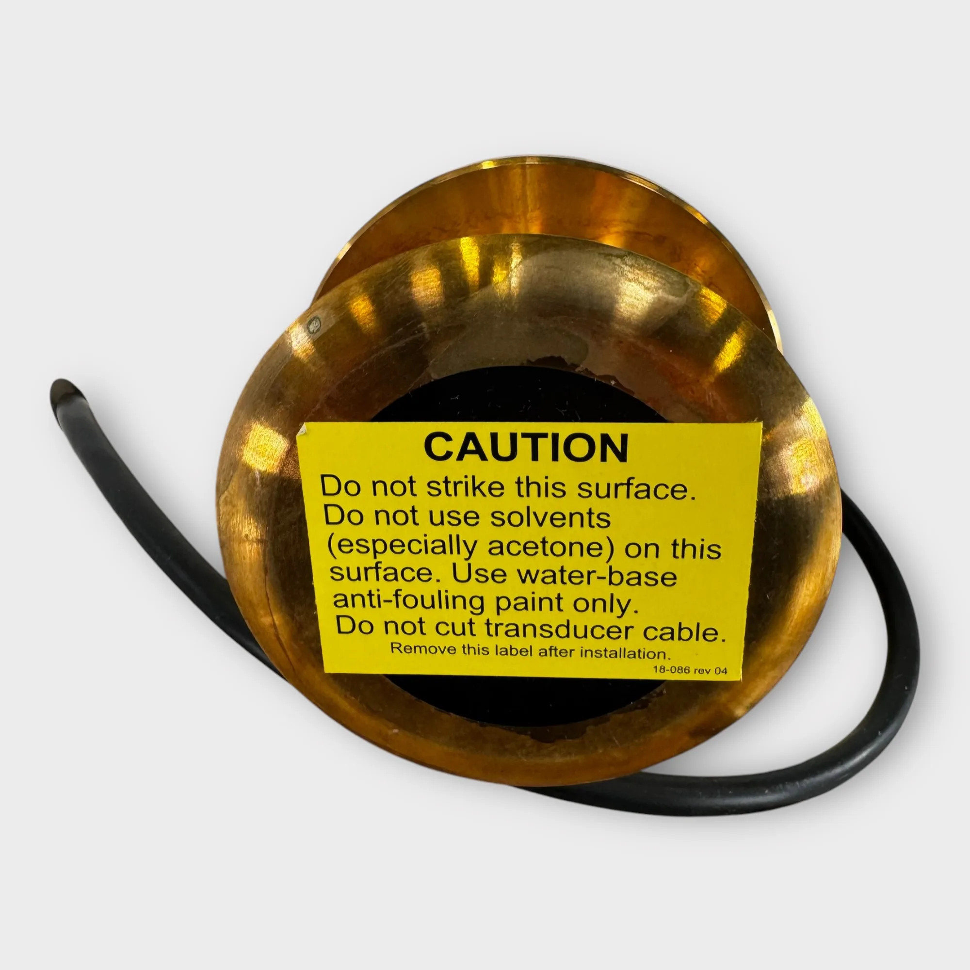 Airmar Furuno B60-12-10 Bronze Thru-Hull Transducer w/ 10 Pin 12 Degree ...