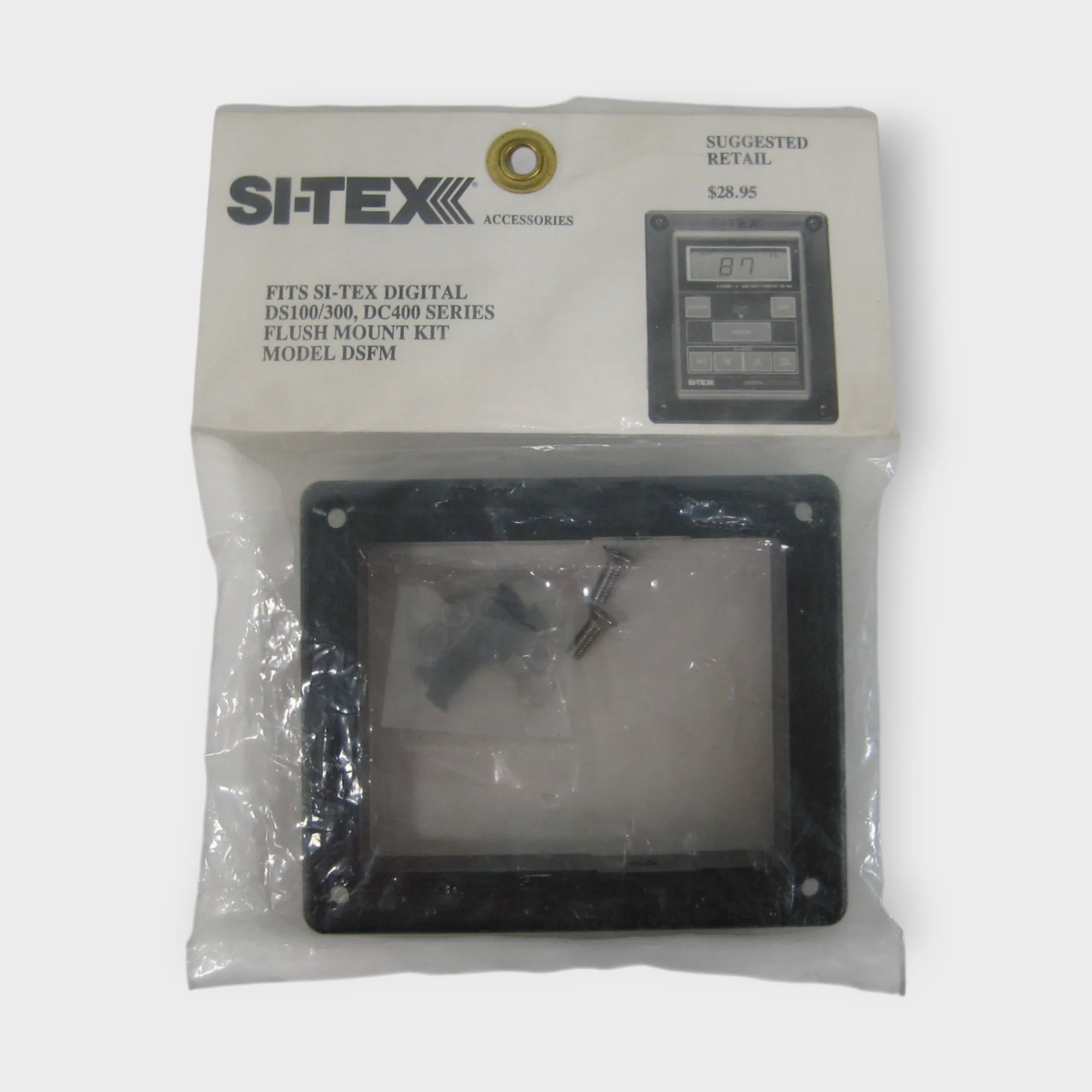 SI-TEX DFSM Flush Mount Kit For DS100 DS300 DC400 Display Unit NEW - Max Marine Electronics