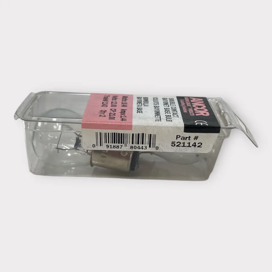 Ancor 521142 12V Double Contact Bayonet Base Bulb 18.4W / 1.44A - White ...