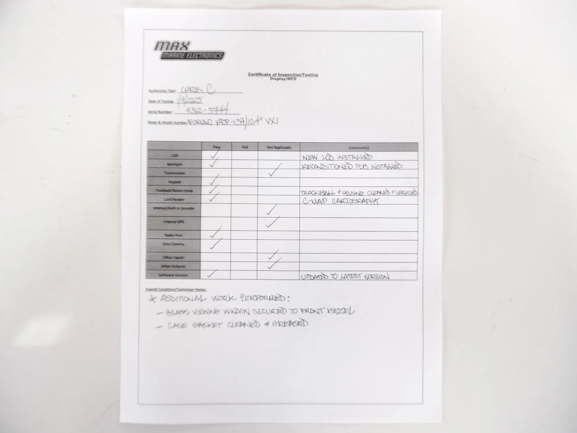 Furuno RDP-139 NavNet 10.4″ VX1 C-MAP w/Sun Cover *Tested/Updated/New ...