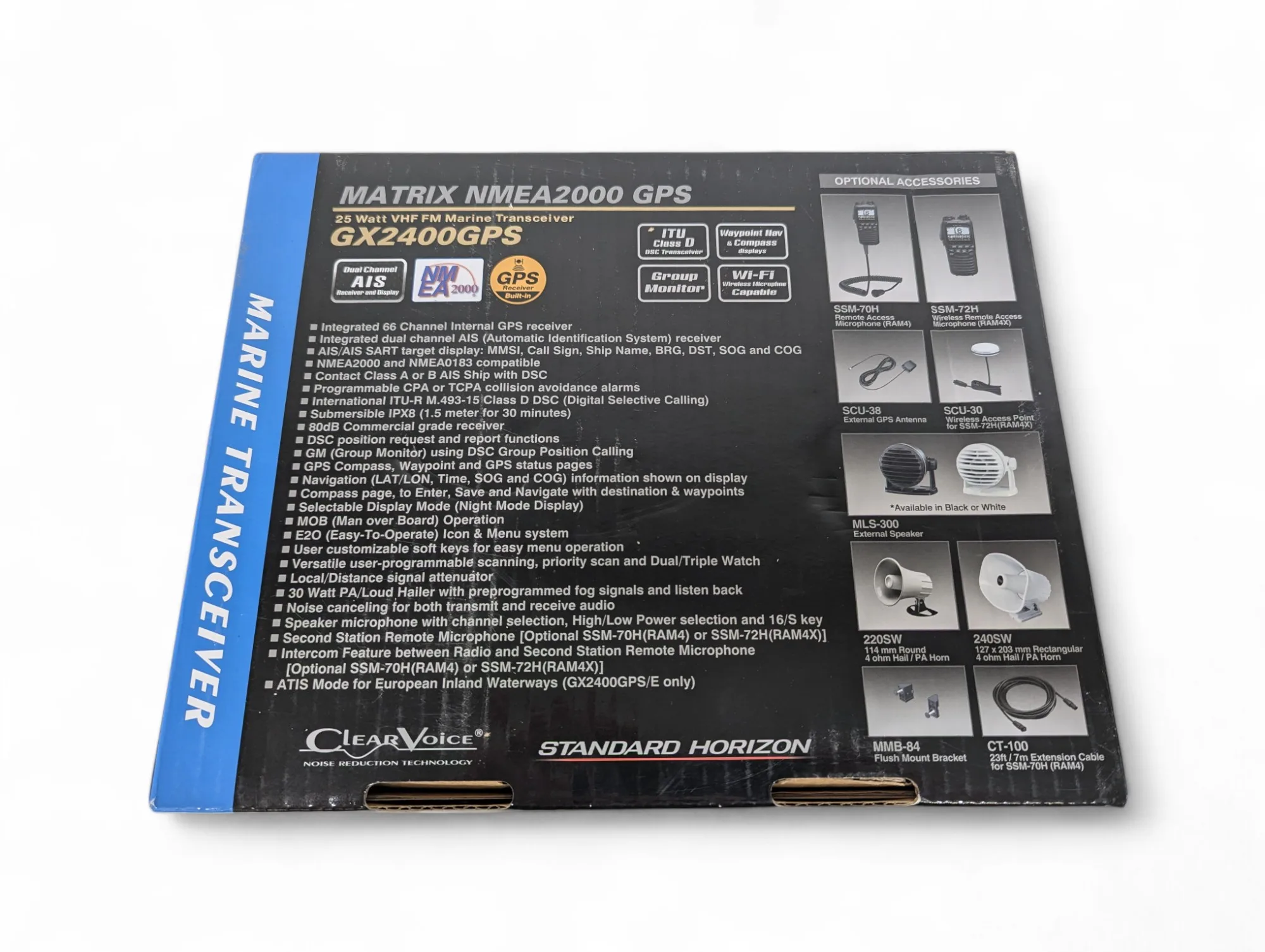 Standard Horizon Matrix GX2400GPS Marine VHF Radio With Integrated GPS ...