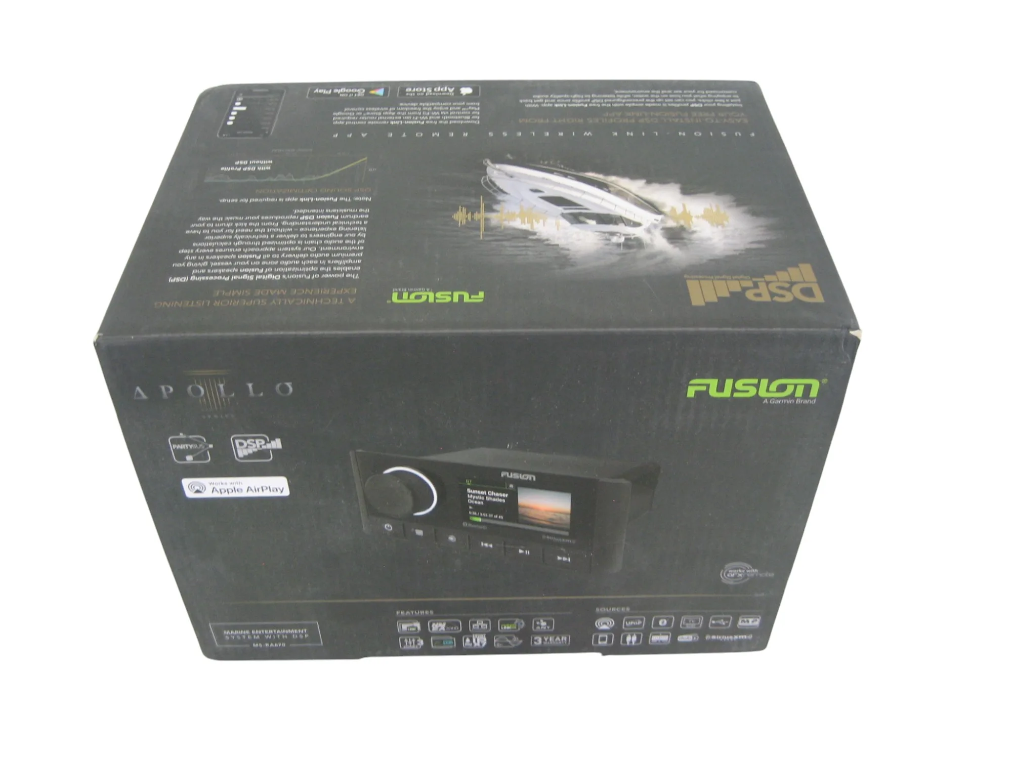 Fusion MS-RA670 Apollo Series Marine Digital Media receiver New-Old ...