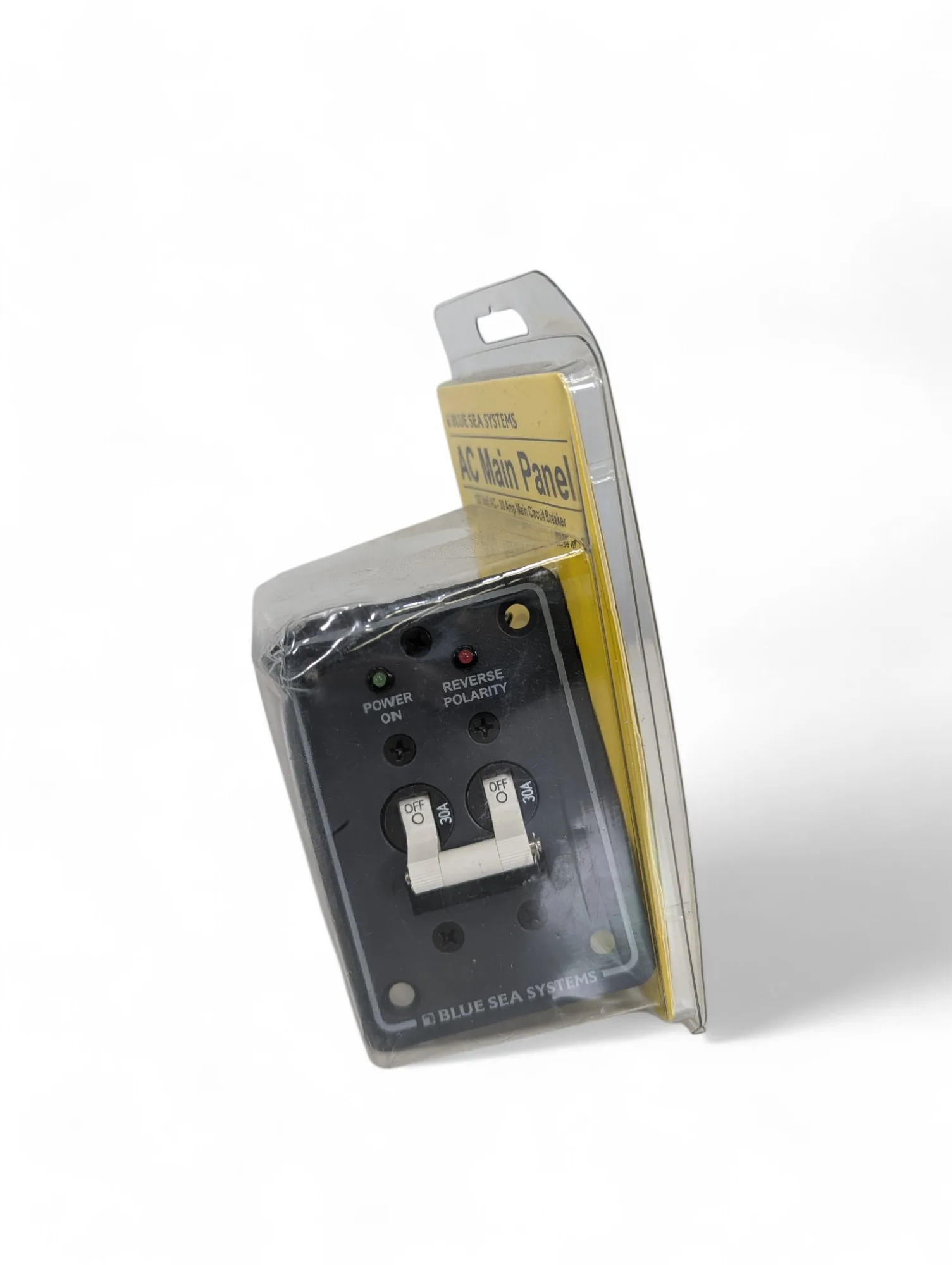 Blue Sea Systems 8077 Double Pole AC Main Panel Circuit Breaker 120VAC ...