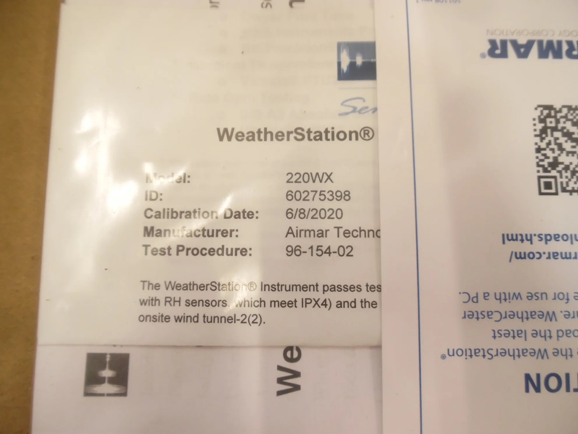 Airmar Weatherstation - 220WX - NMEA2000 - With 6M Drop - NEW OLD STOCK ...