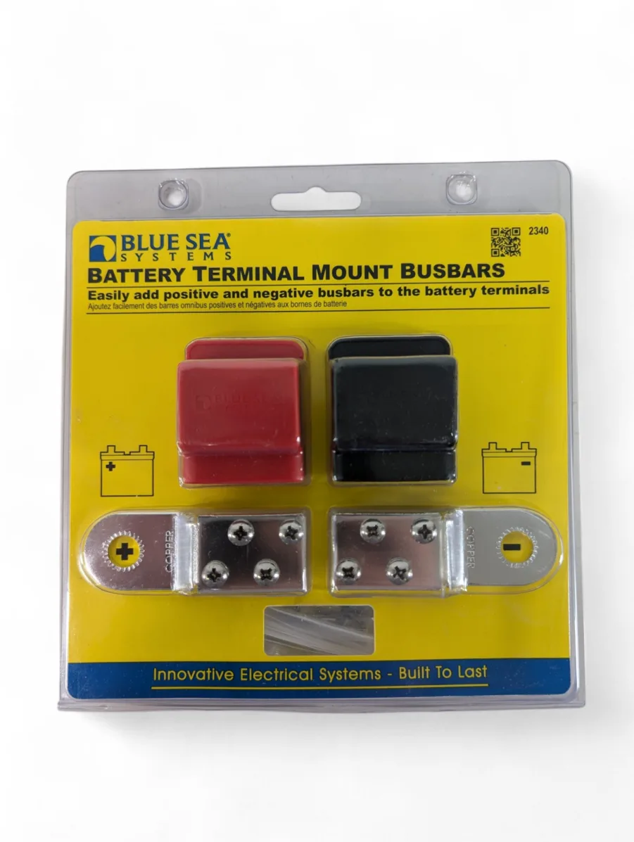 Blue Sea Systems 100A Battery Terminal Busbars Part No. 2340 - Max ...