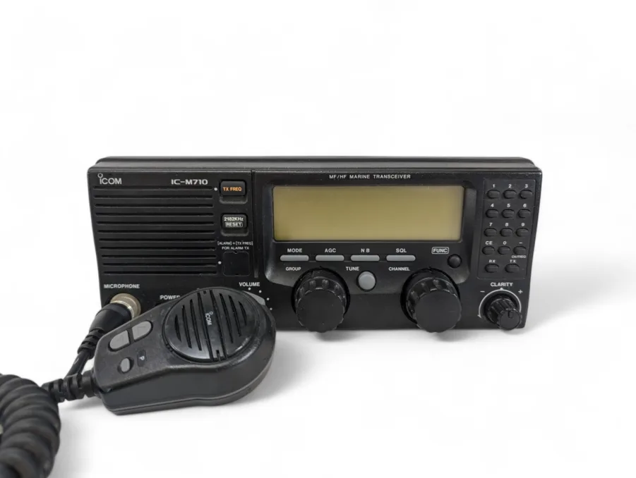 Icom IC-710 SSB Radio Head Unit Part No. RC-21 W/ HM-120 Hand Mic ...