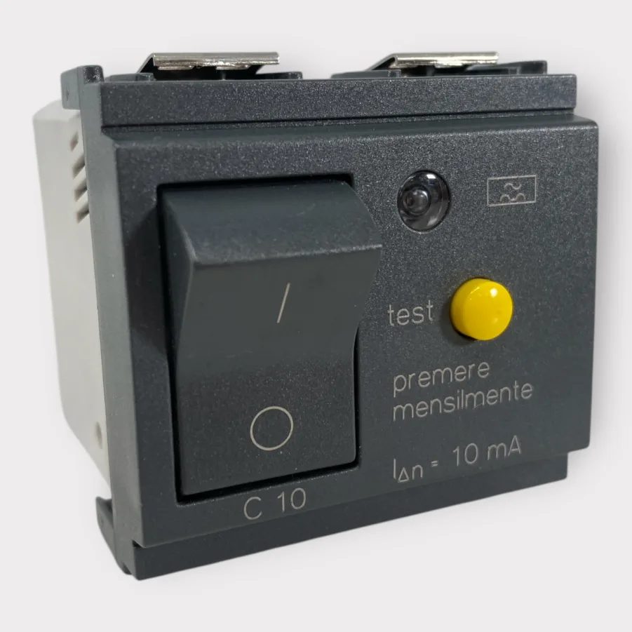 Vimar Idea 16511.10 Residual Circuit Breaker RCBO 1P+N C10 120-230VAC ...