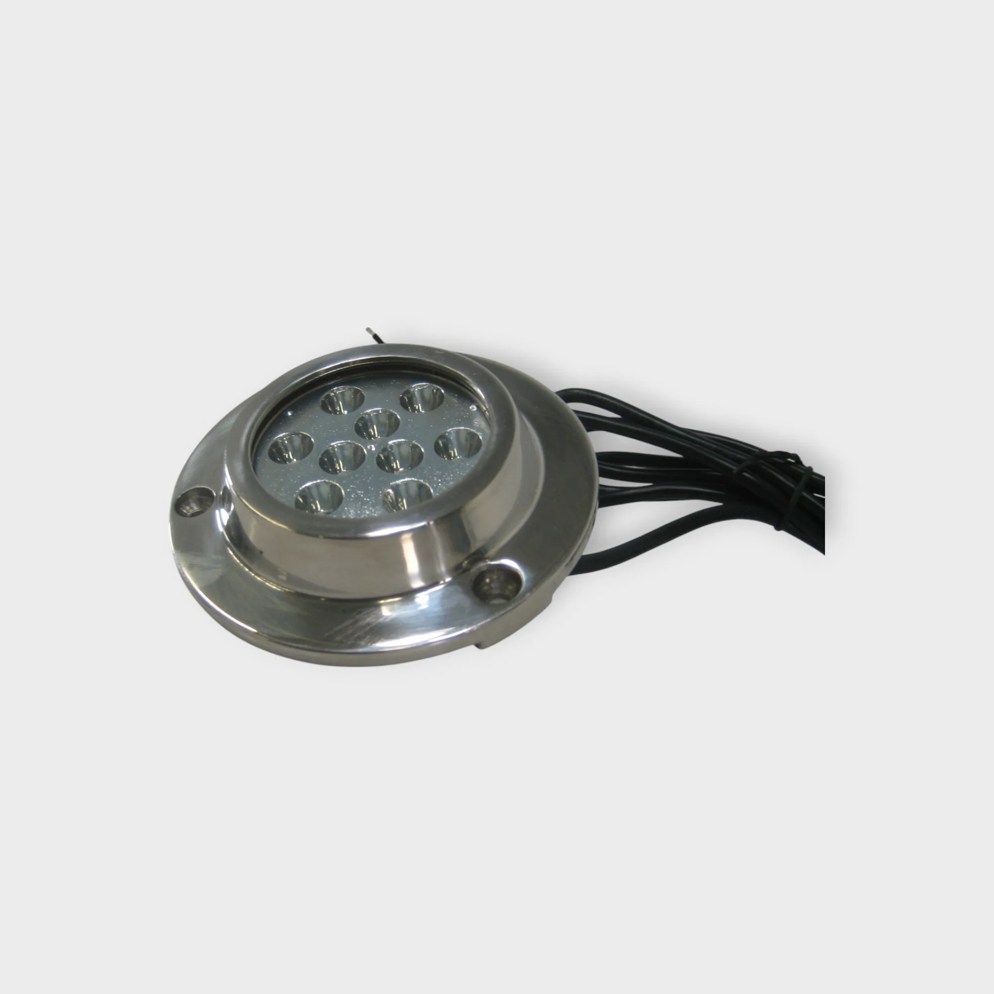 Five Oceans FO4005 Stainless Steel Underwater Light Blue LED Round 10 ...