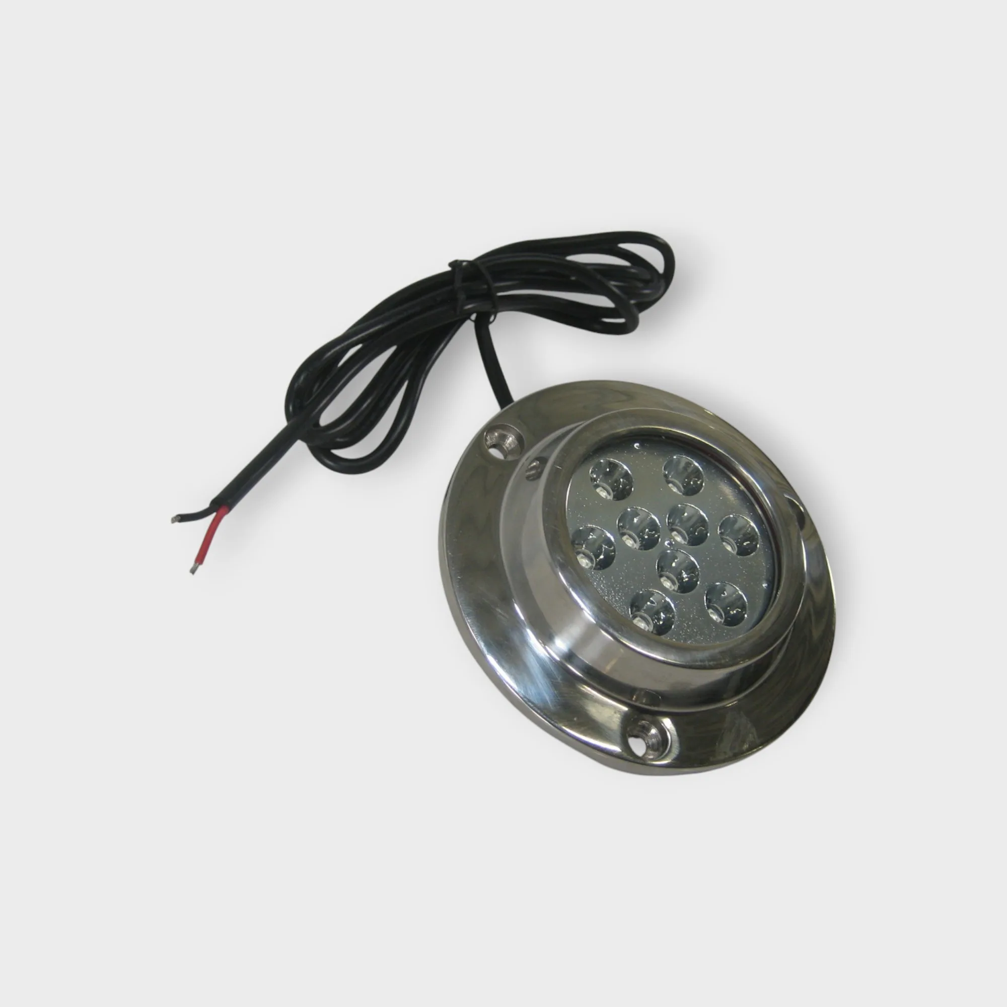 Five Oceans FO4005 Stainless Steel Underwater Light Blue LED Round 10 ...