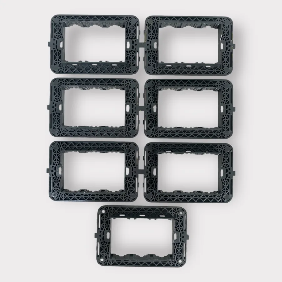 Vimar Idea 16713 3-Module Mounting Frame - Grey **Lot of 7** - Max Marine Electronics