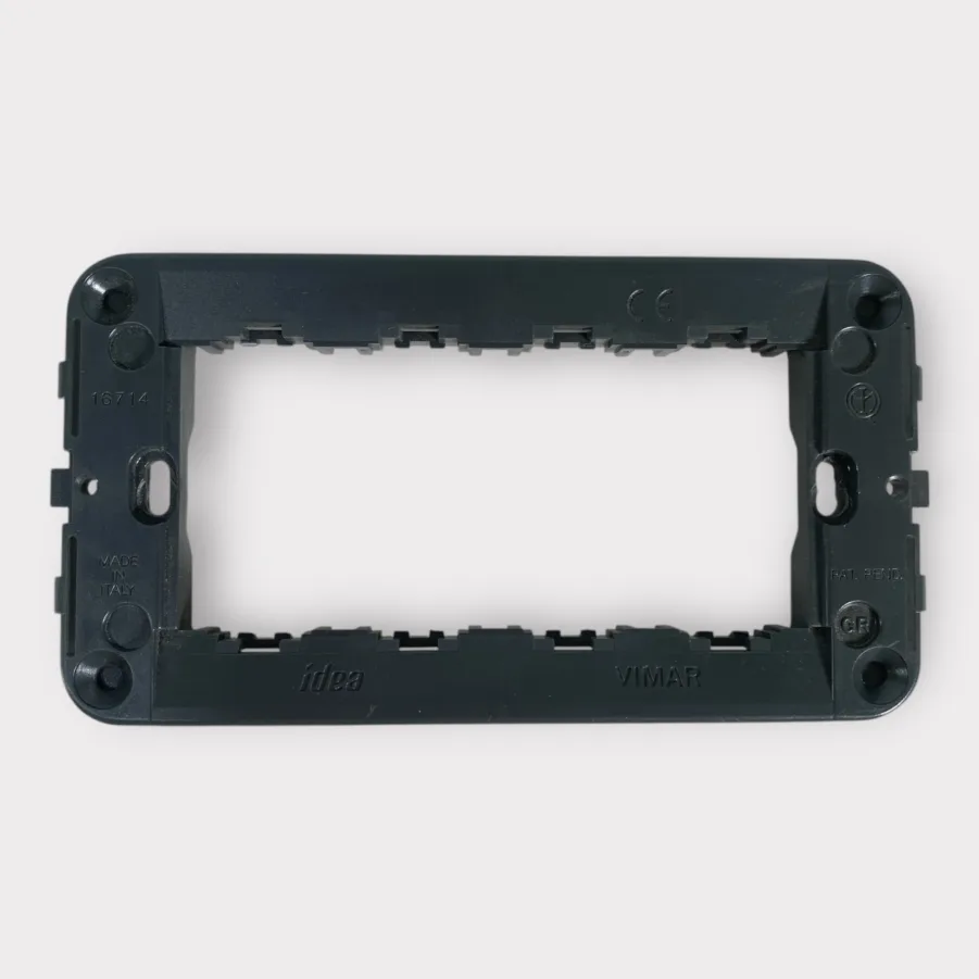 Vimar Idea 16714 4-Module Mounting Frame - Grey **Lot of 2** - Max Marine Electronics