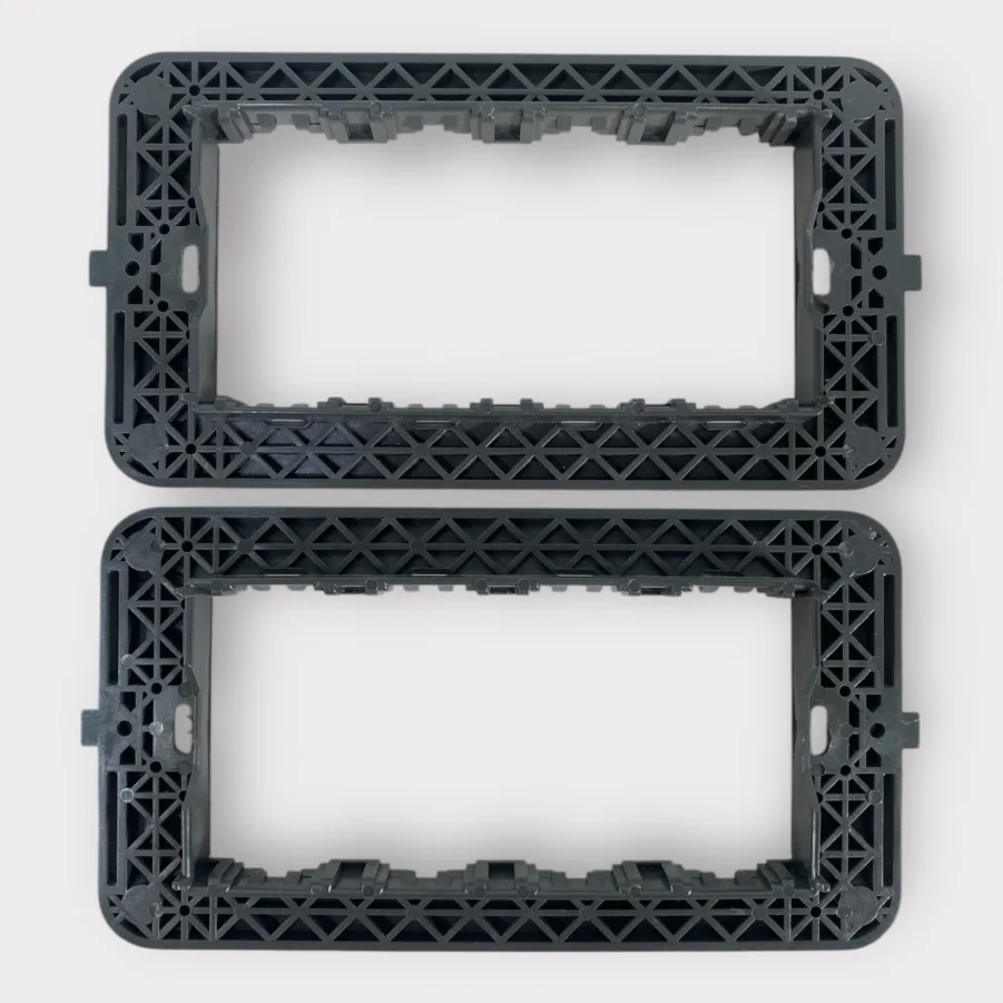 Vimar Idea 16714 4-Module Mounting Frame - Grey **Lot of 2** - Max ...
