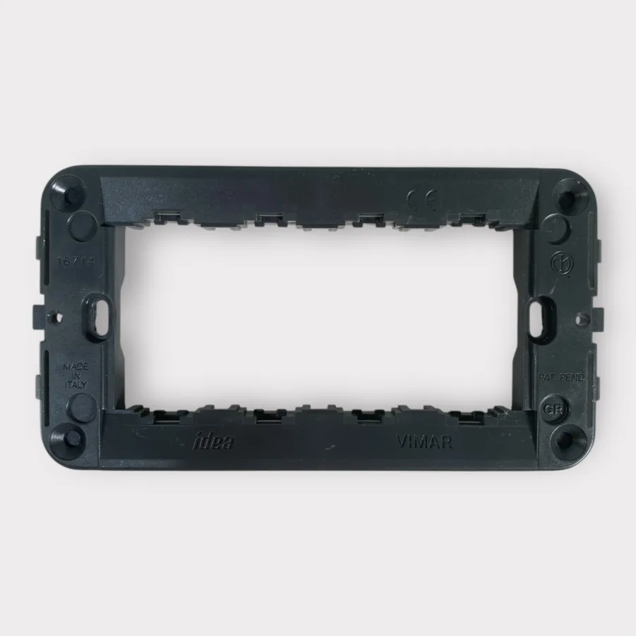 Vimar Idea 16714 4-Module Mounting Frame - Grey **Lot of 2** - Max Marine Electronics