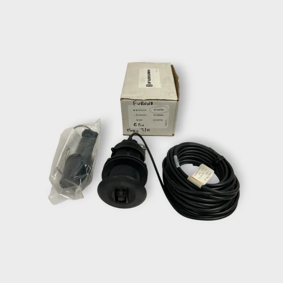 Furuno ST-02PSB 6-Pin Speed/Temperature Plastic Thru-Hull Sensor ...