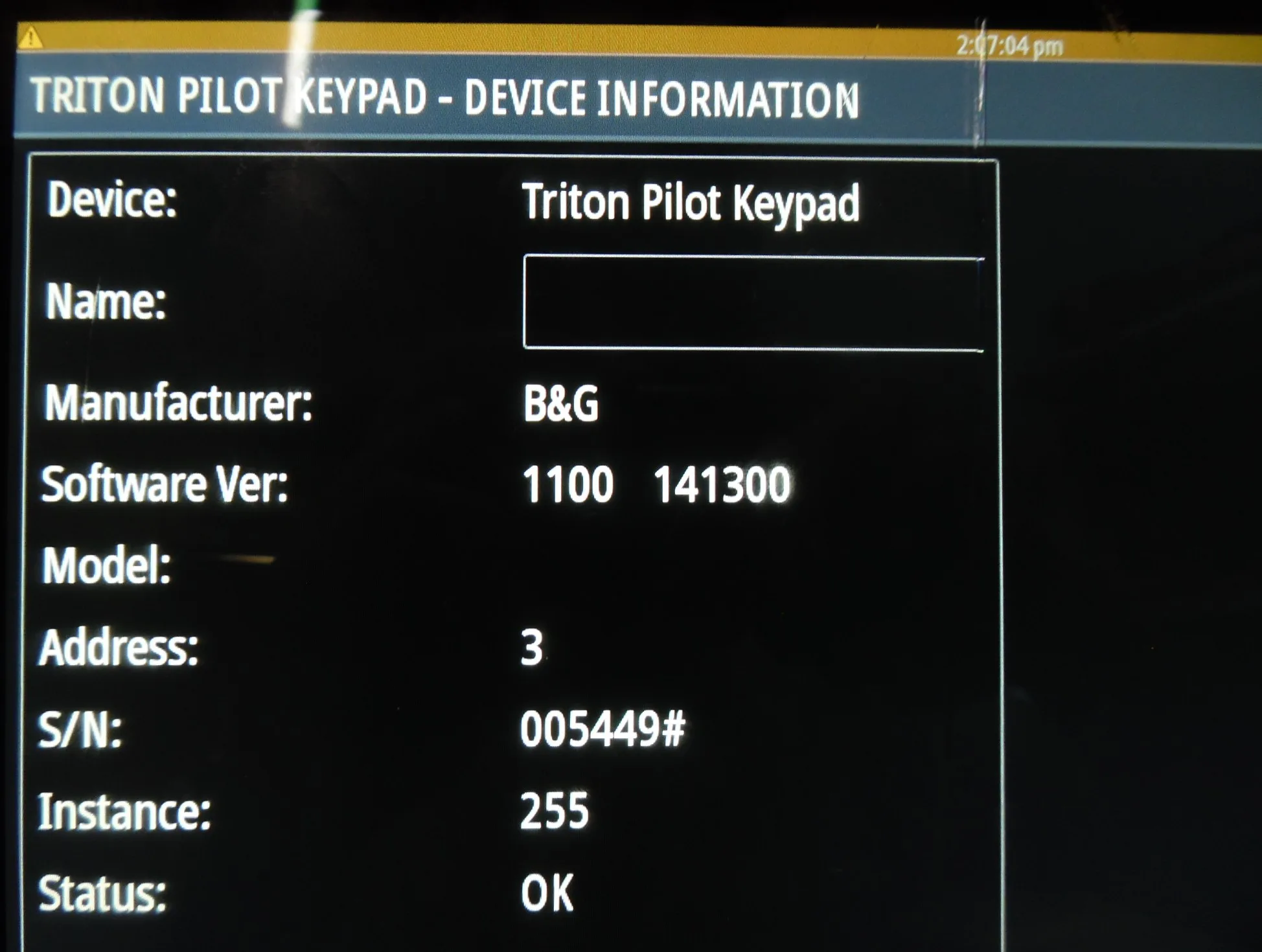 B & G Triton (Gen1) Autopilot Controller (000-10617-001) Tested/Updated ...