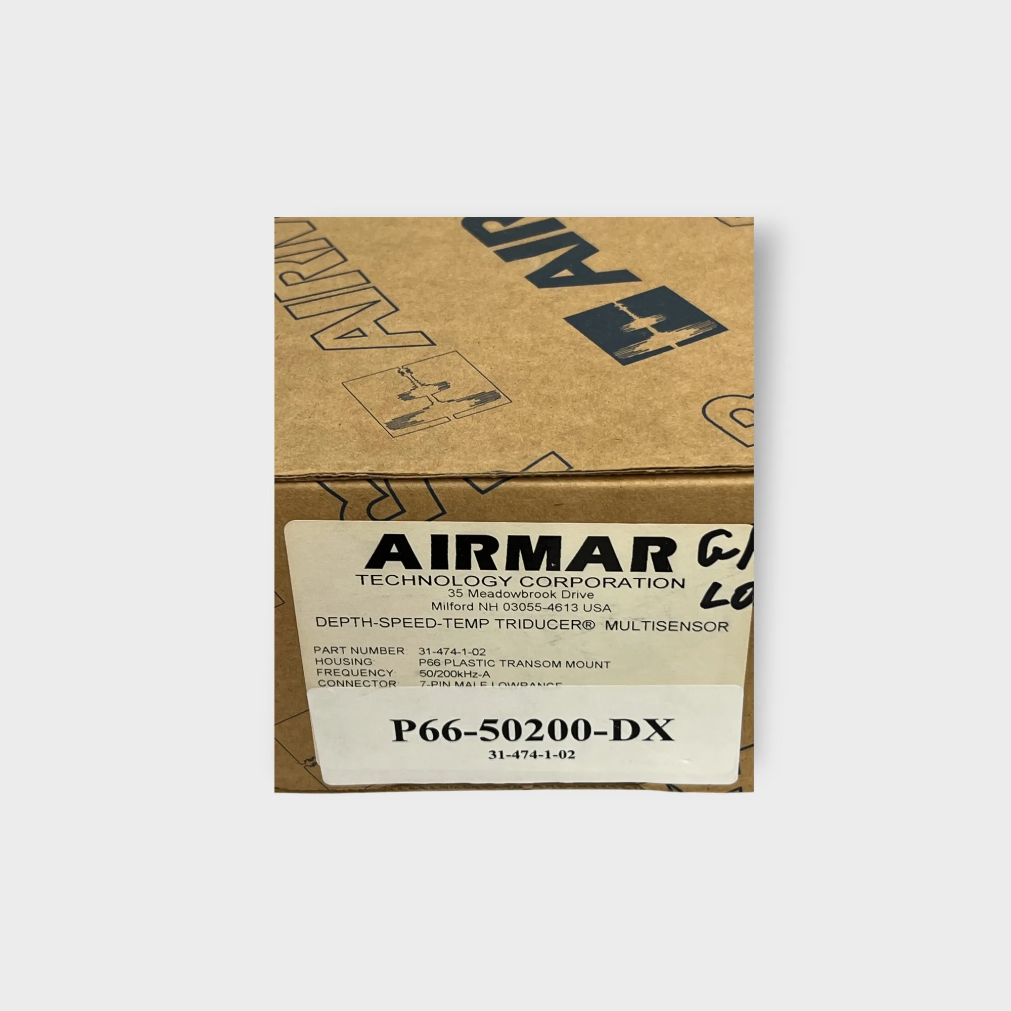 Airmar Lowrance P66 50/200 Transom Mount Transducer w/Gray Collar ...