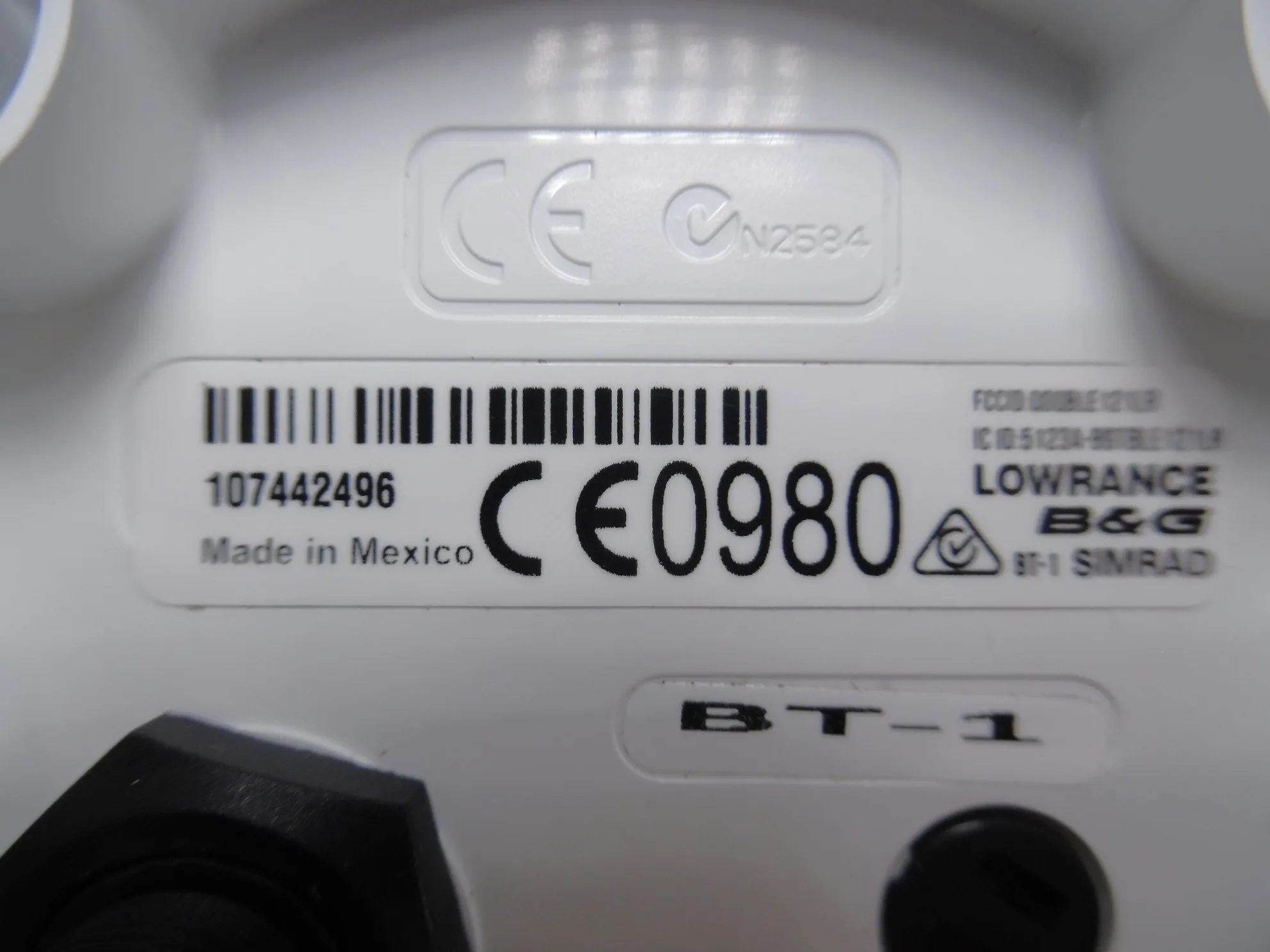 Simrad/Lowrance/B&G BT-1 WR10 Base Station Only No Cables No Remote ...