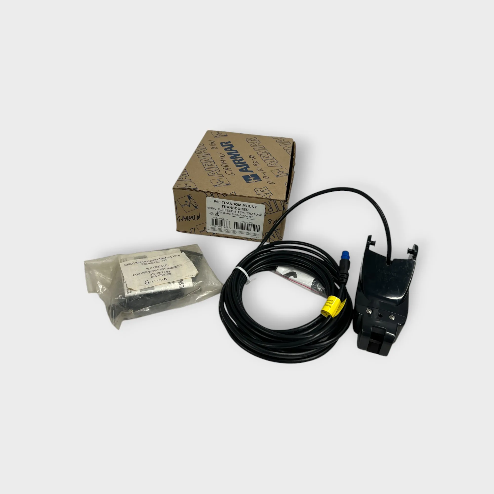 Airmar/Garmin P66-8G Transom Mount Transducer w/8Pin Blue Connector 010 ...