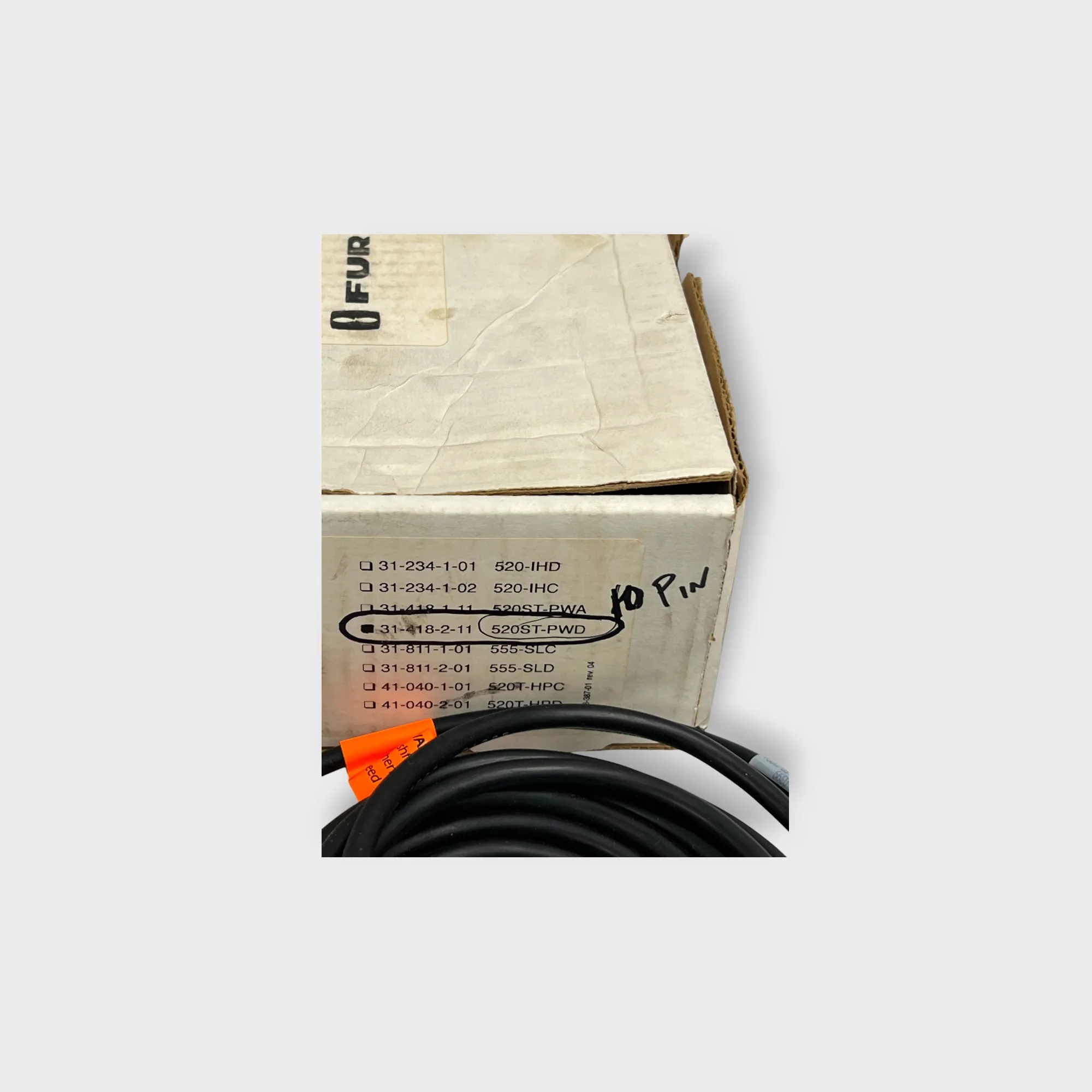 Furuno 520ST-PWD 10-Pin 50/200 Transom Mount Depth Speed Temp ...