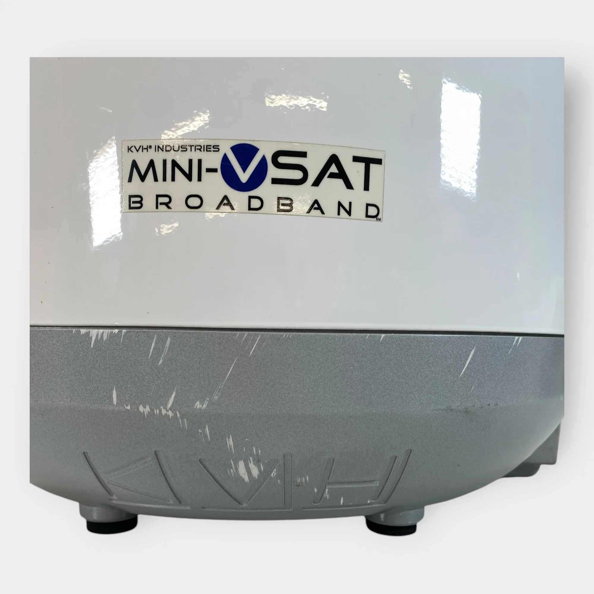 KVH 15" V3 IP Empty Dummy Dome - Fair Condition - Max Marine Electronics