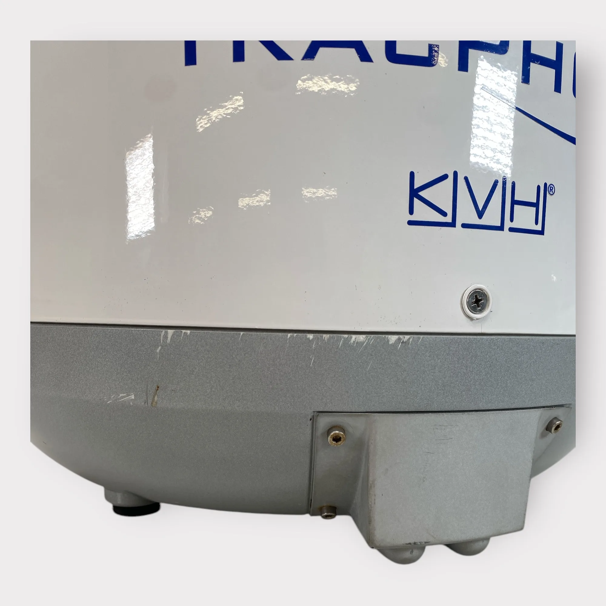 KVH 15" V3 IP Empty Dummy Dome - Fair Condition - Max Marine Electronics