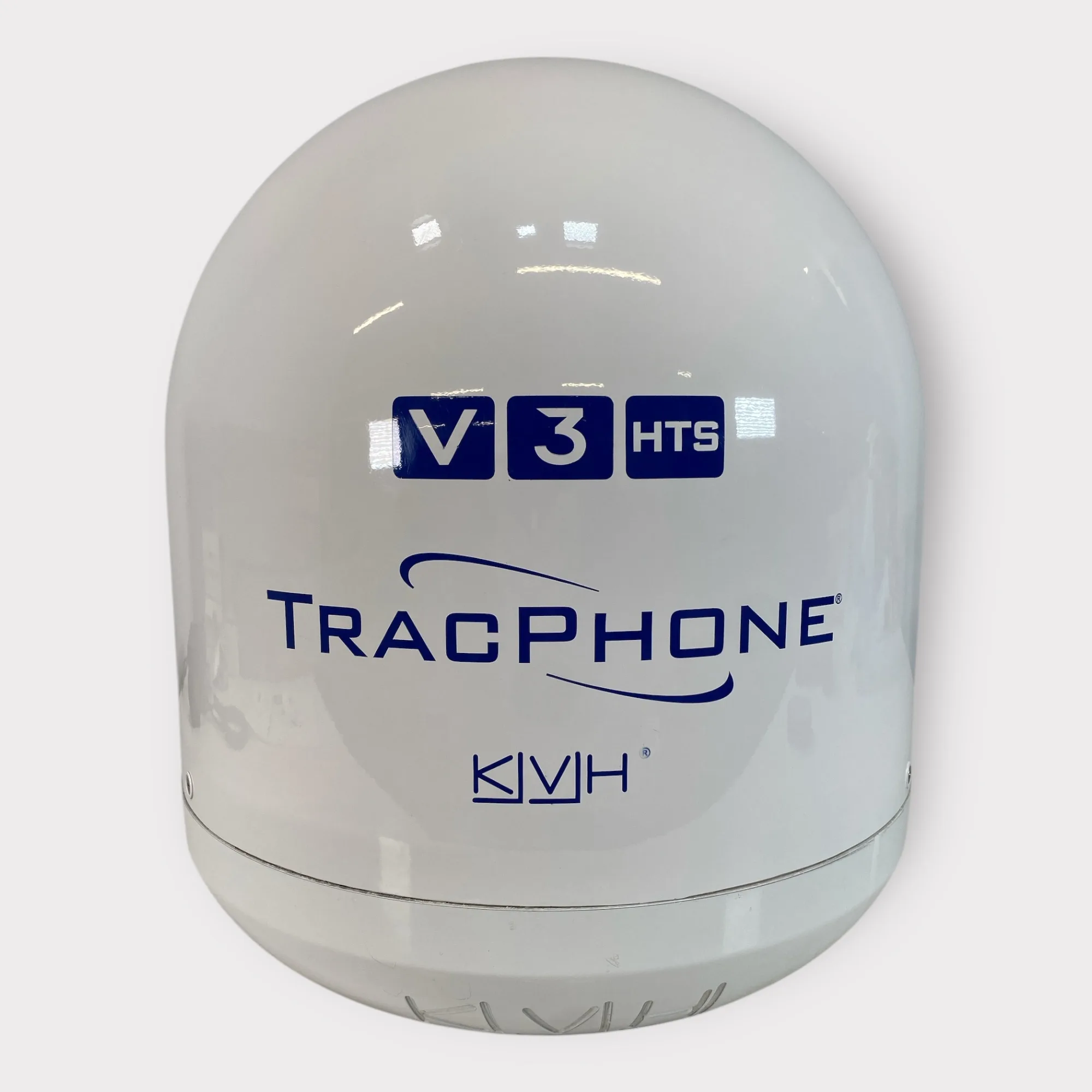 KVH 15" V3 HTS Empty Dummy Dome W/ White Base - Max Marine Electronics