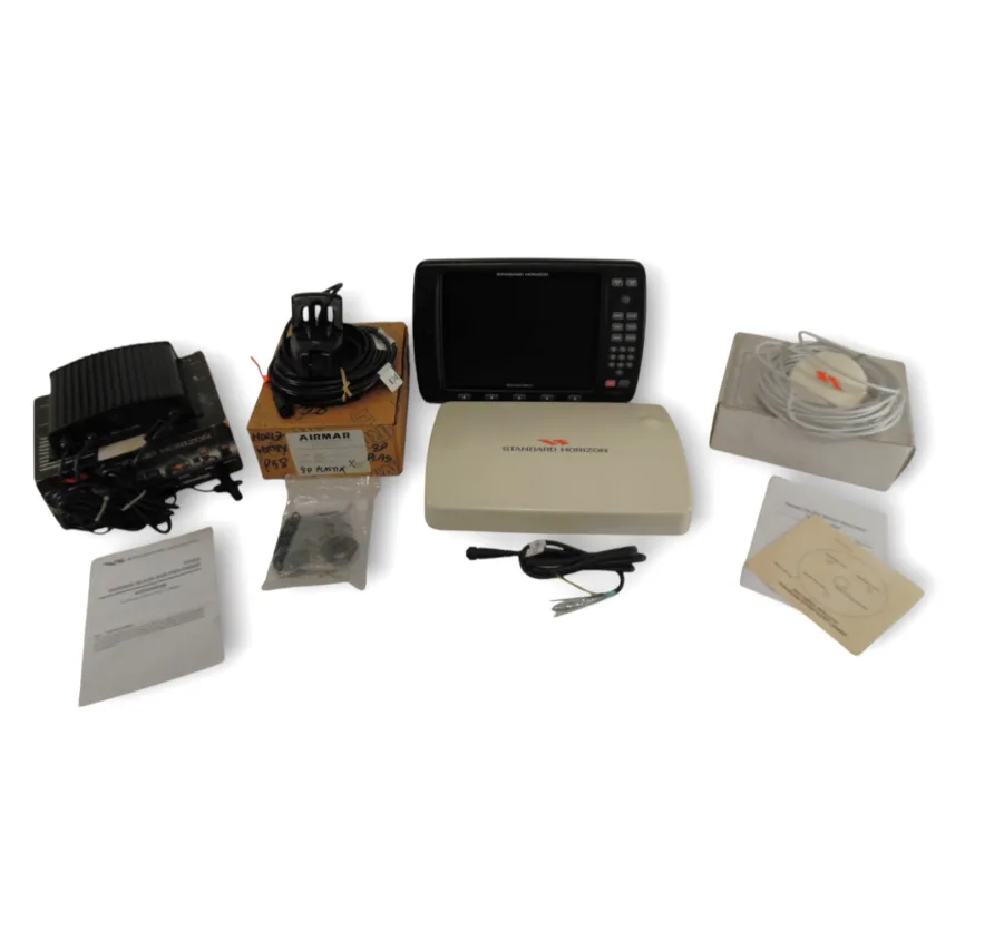 Standard Horizon GPS Chart CP1000c Chartplotter W/FF520 P58 Triducer ...