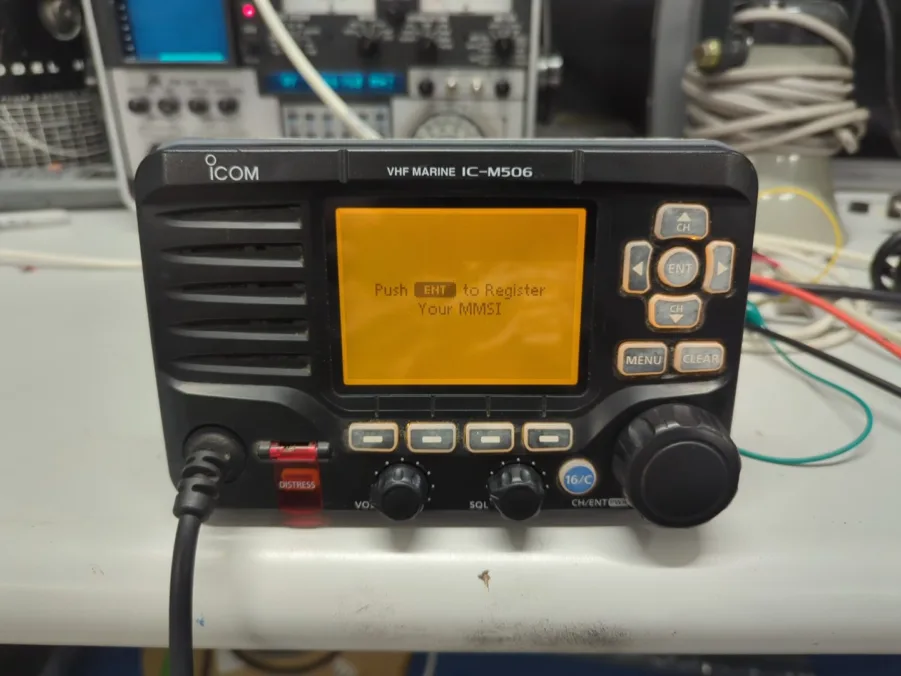Icom IC-M506 Marine VHF Transceiver With Attached Mic - Tested - Max ...
