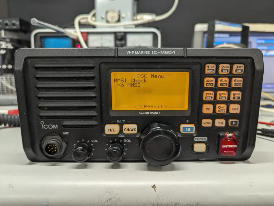 Icom IC-M604 Front Assembly Face Plate For Changing MMSI Or Fixing LCD ...