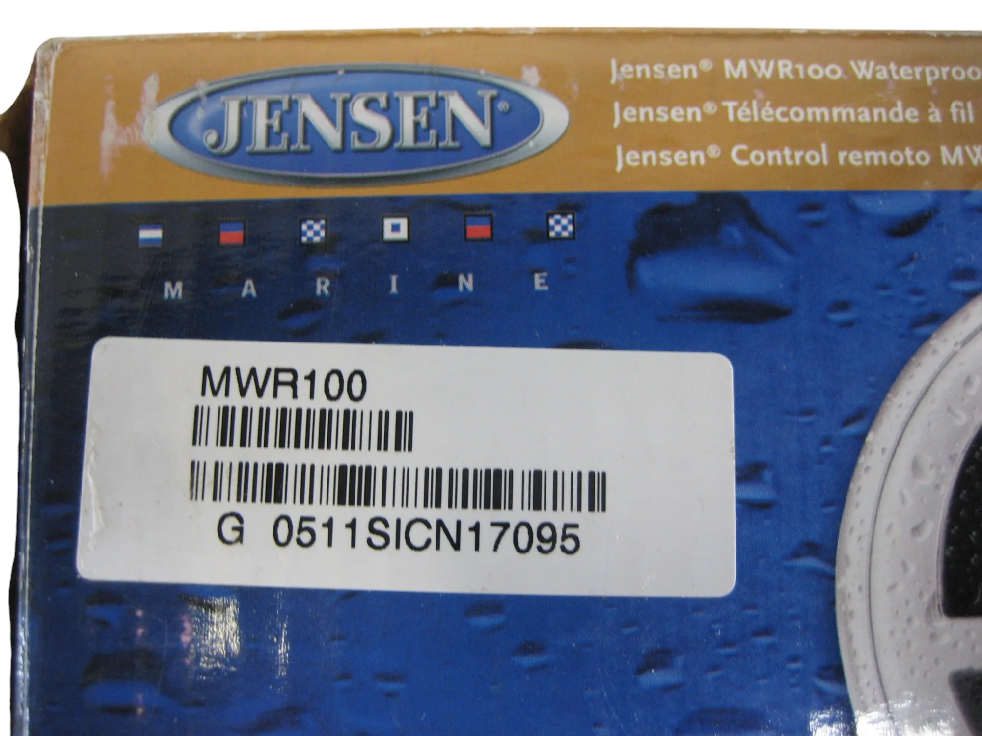 Jensen MWR100 – Waterproof Wired Flush Mount Marine Remote New-Open-Box ...
